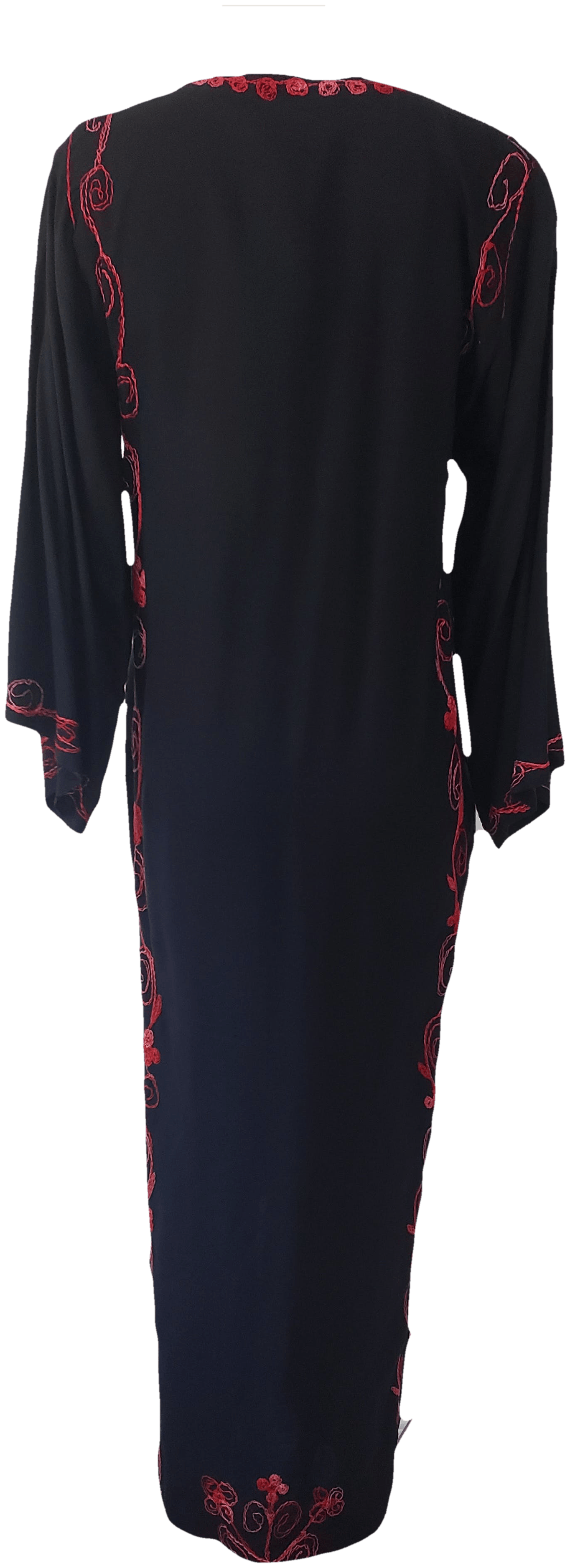 vintage-60-s-70-s-black-dress-with-pink-and-red-embroidery-shop-thrilling