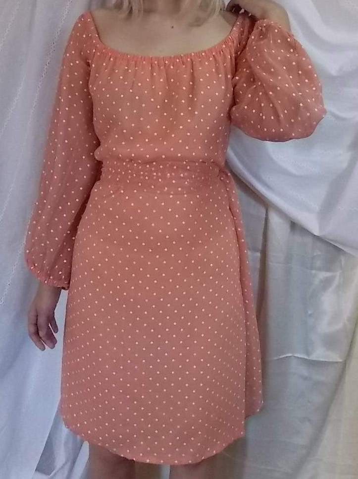 Vintage 70’s Polka Dot Off Shoulder Dress by Marita By Anthony Muto | Shop THRILLING