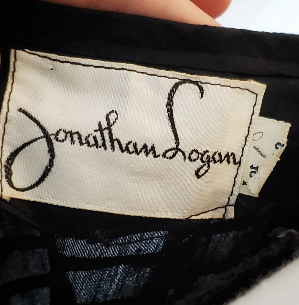 Vintage 60's Silk Fit and Flare Party Dress by Johnathan Logan | Shop THRILLING