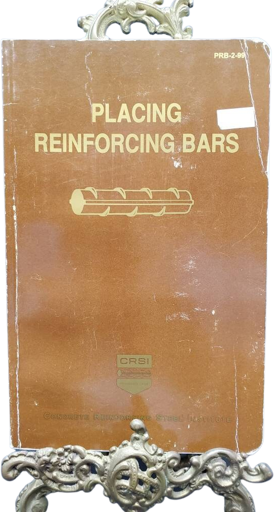 Vintage 1997 Placing Reinforcing Bars Crsi Concrete Reinforcing Steel ...