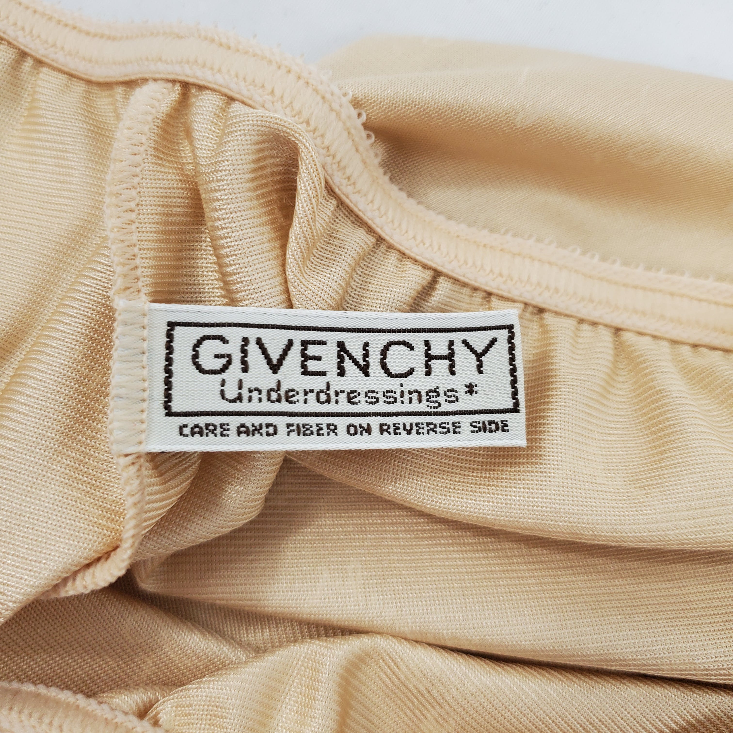 Vintage 70s/80s Beige Nude Slip With Leg Slit By Givenchy | Shop THRILLING