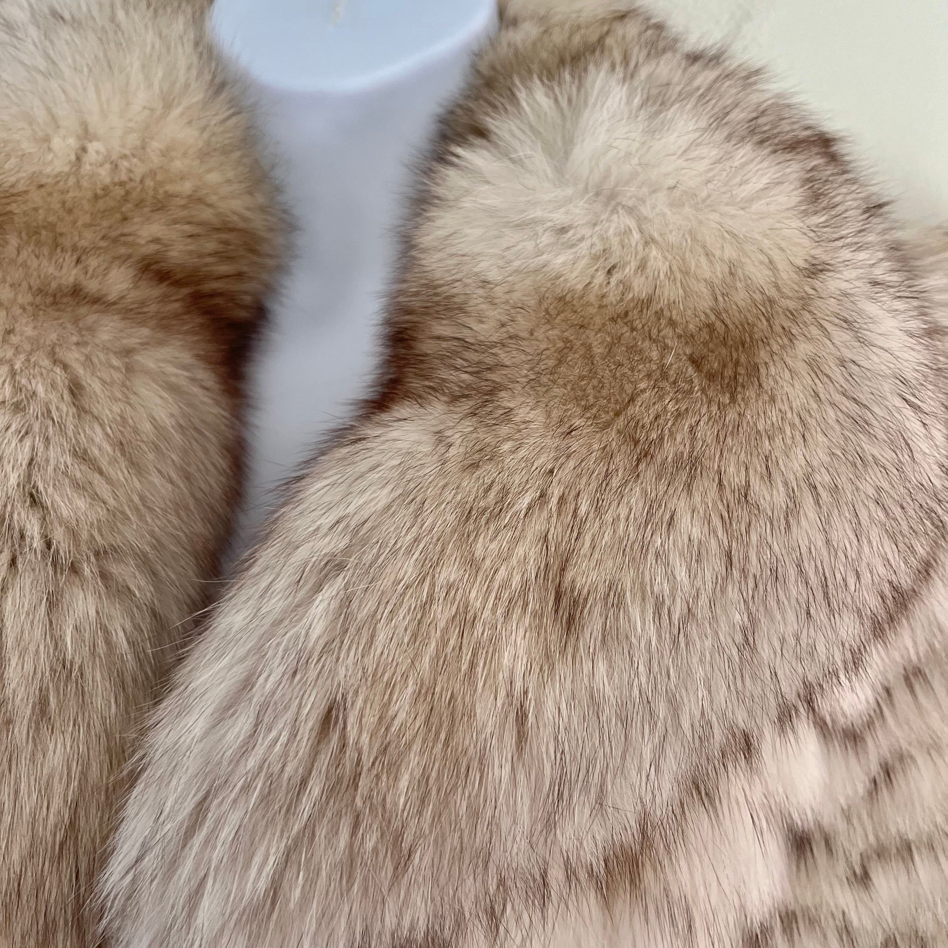 Vintage Longline Fox Fur Coat By Saga Fox | Shop THRILLING