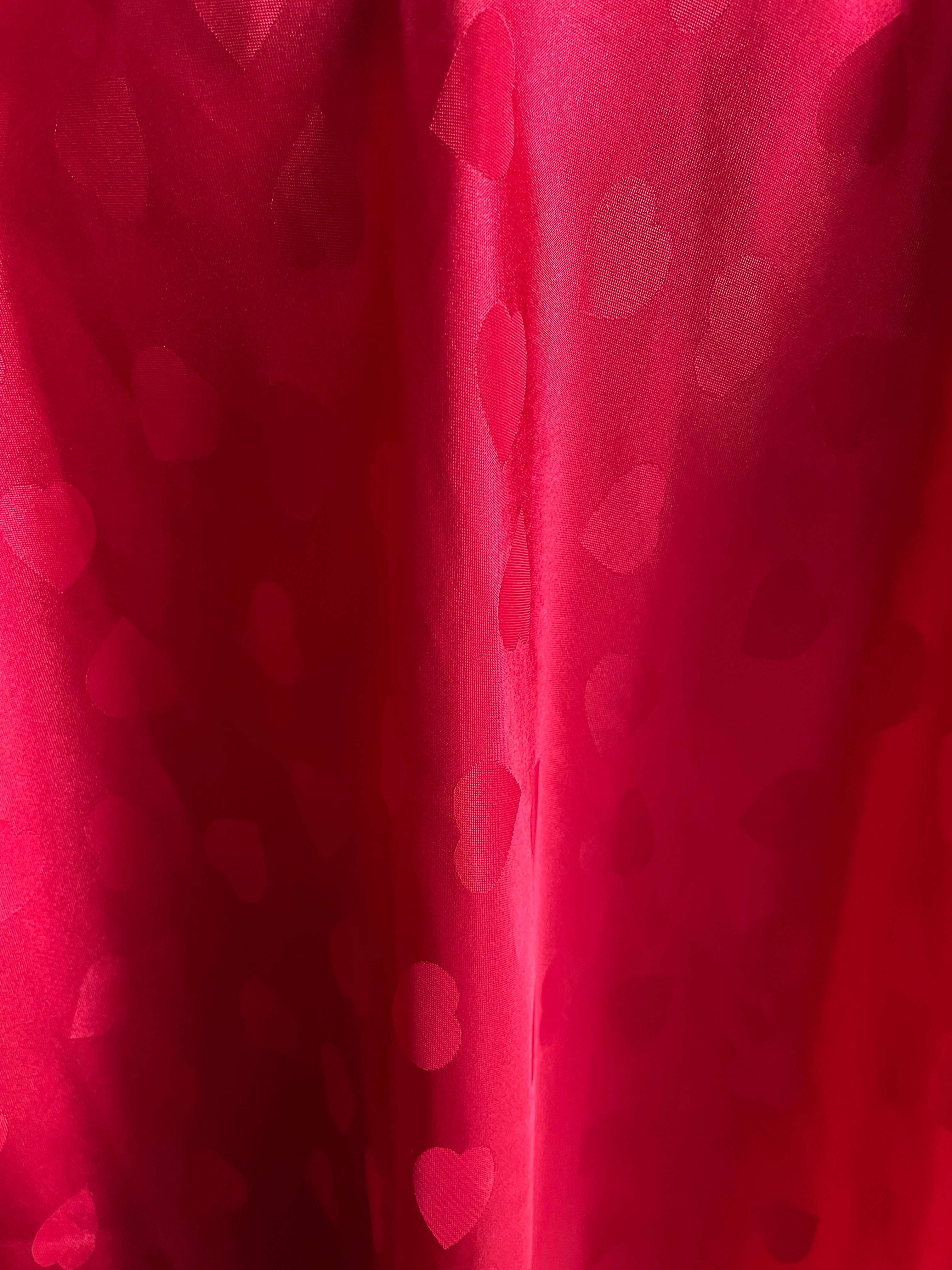 Vintage 80s/90s Valentine's Day Heart Print Slip Dress | Shop THRILLING