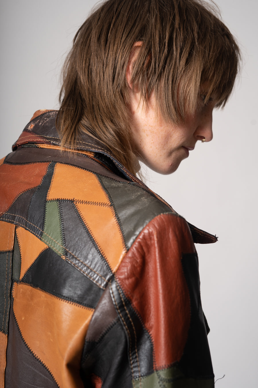 Vintage Patchwork Leather Jacket by Hides at Alexanders | Shop THRILLING