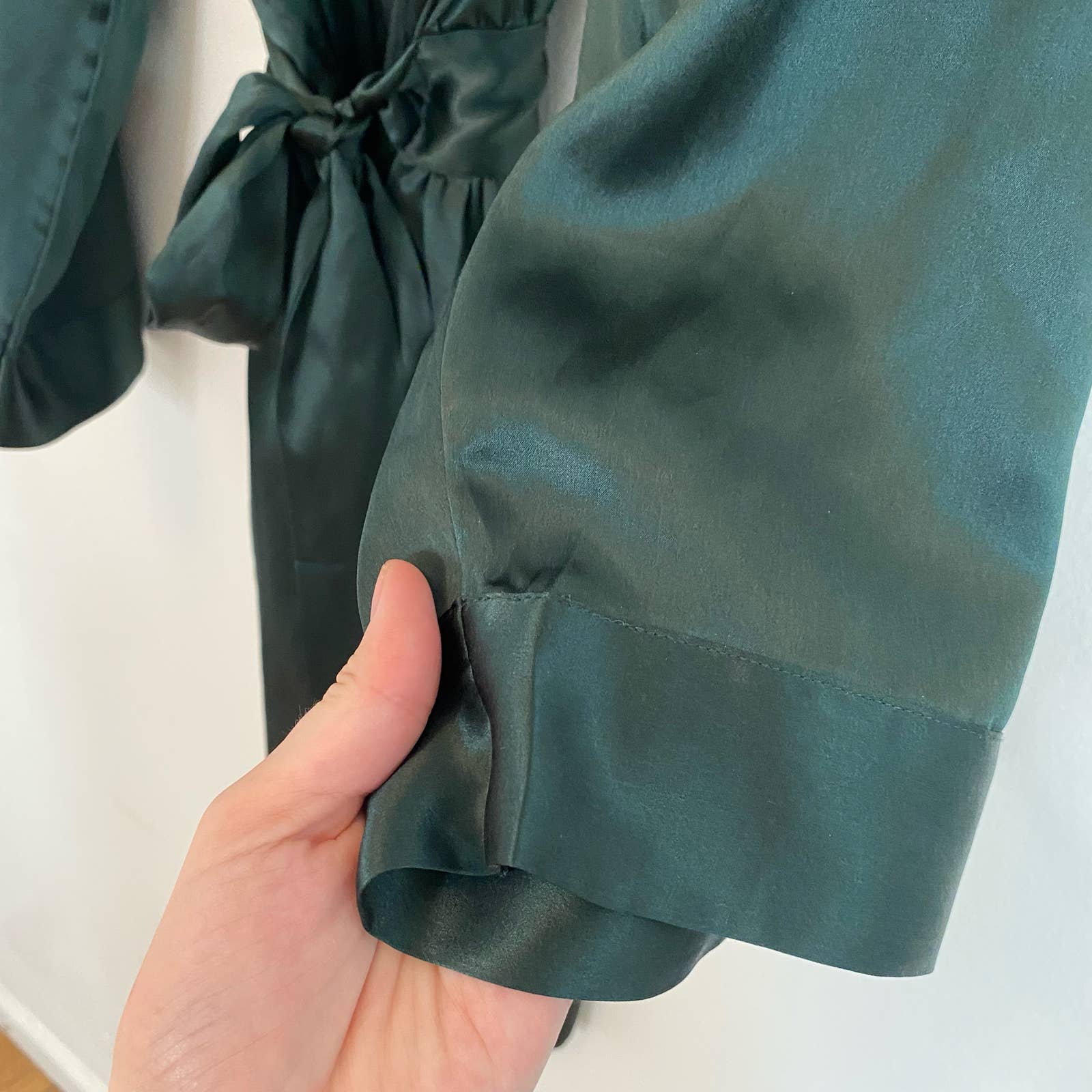 Vintage Victoria's Secret Green 100% Silk Robe by Victoria's Secret ...