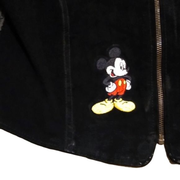 Vintage Disney Mickey Mouse Suede Leather Vest by Disney | Shop THRILLING