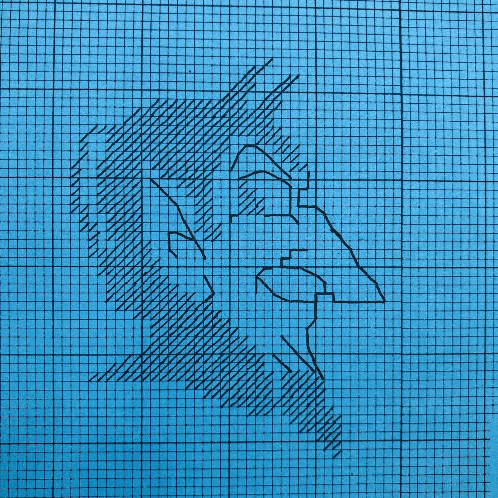 Vintage Duke University Cross Stitch Pattern - Duke Men Are Devils Blue ...