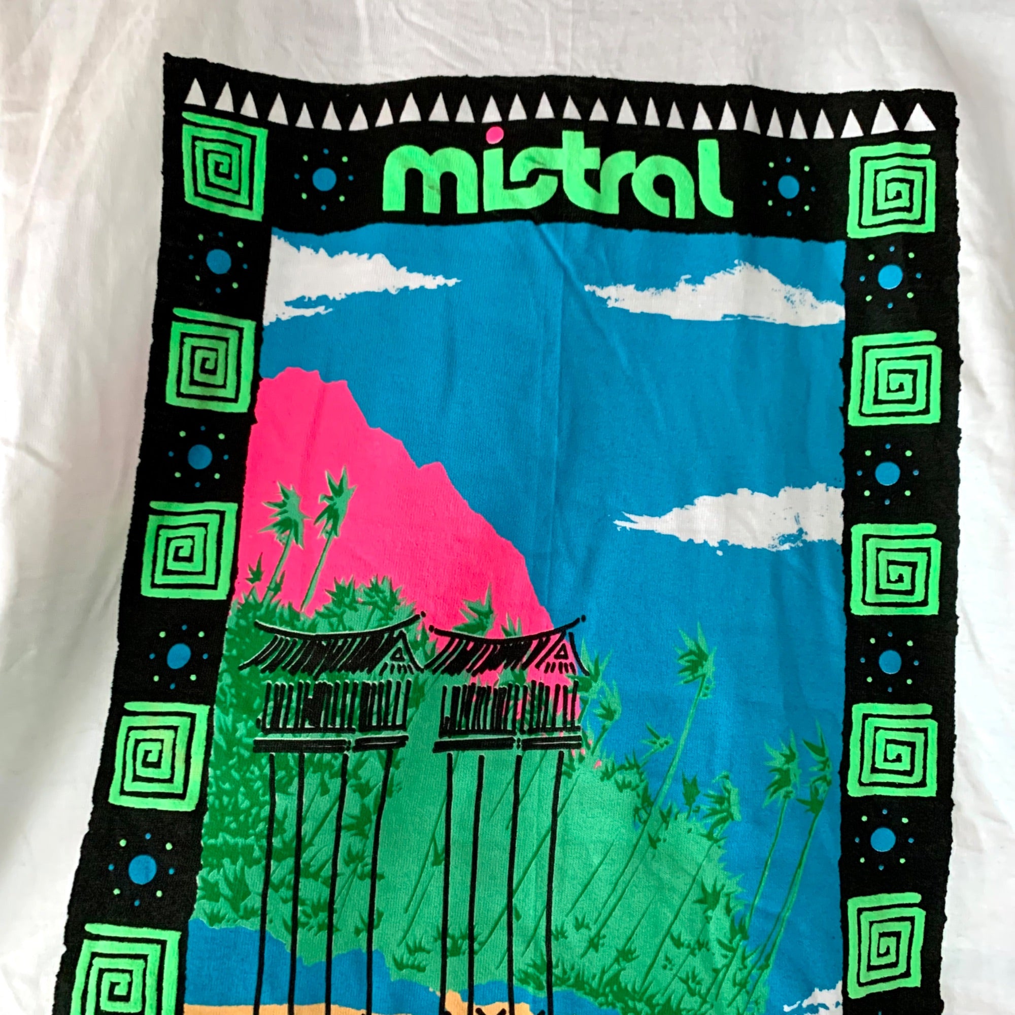 Mistral Tropics Nos Single Stitch Hanes Graphic Screenprint M Vintage ...