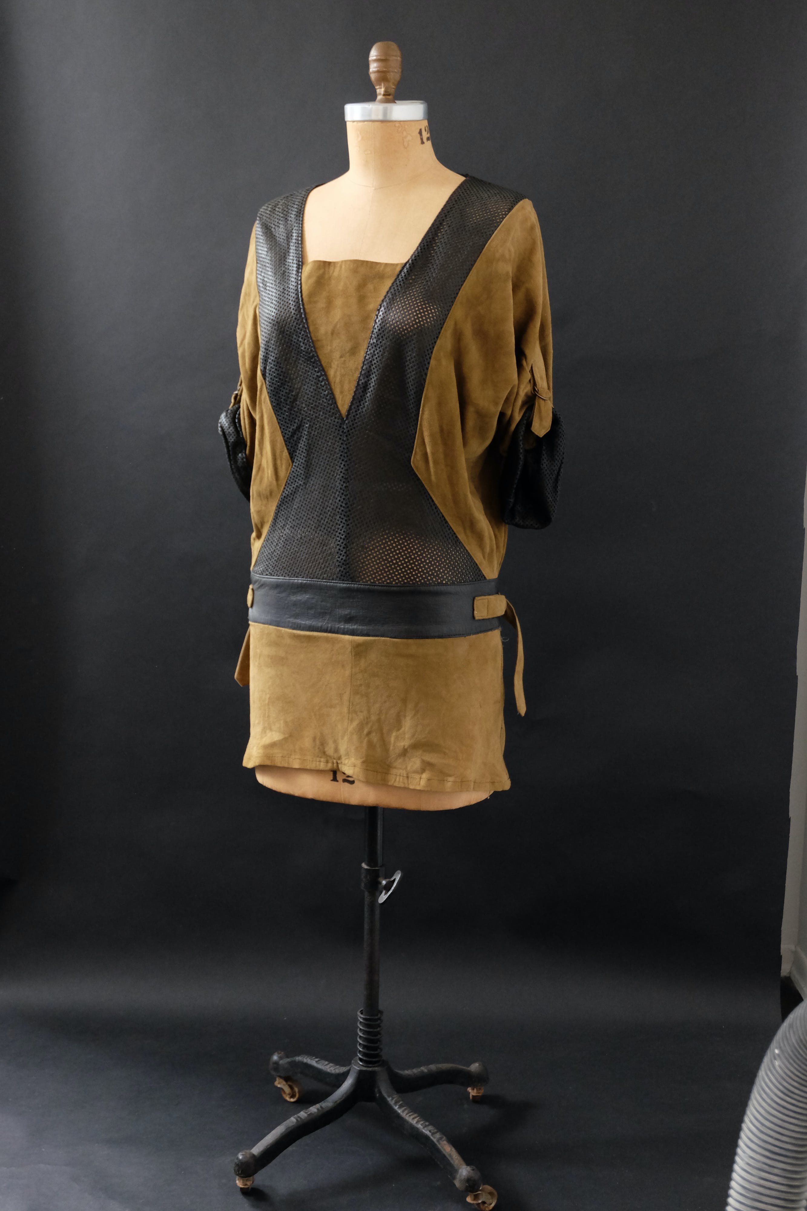 Vintage 80's Leather Mod Rocker Dress by Erez | Shop THRILLING