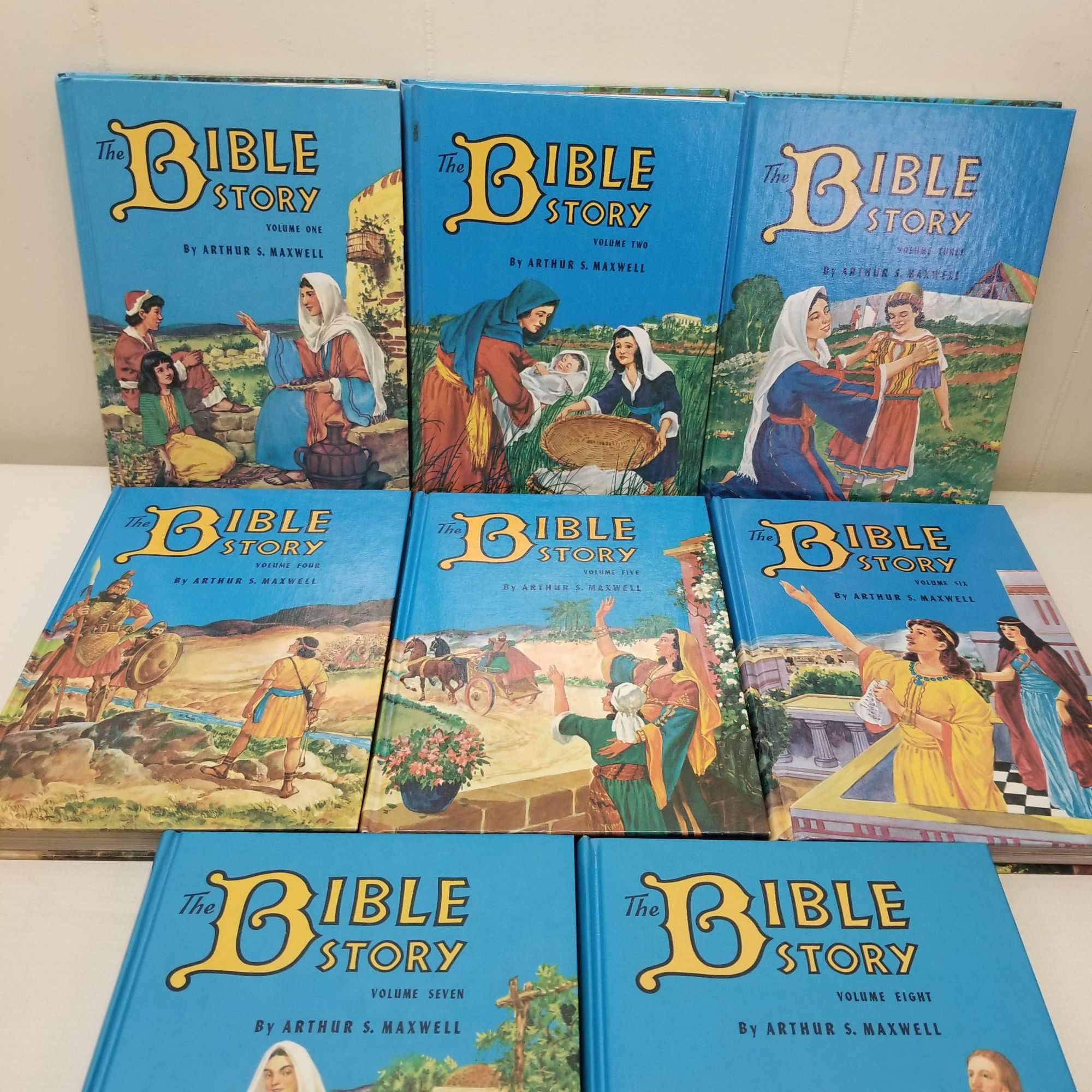 Vintage Arthur S Maxwell Bible Story Books Volumes 1 To 10 Hardcover ...