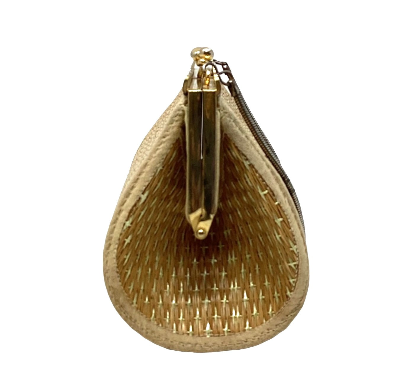 Vintage Bag Straw Purse Kiss Clasp 70s Small | Shop THRILLING