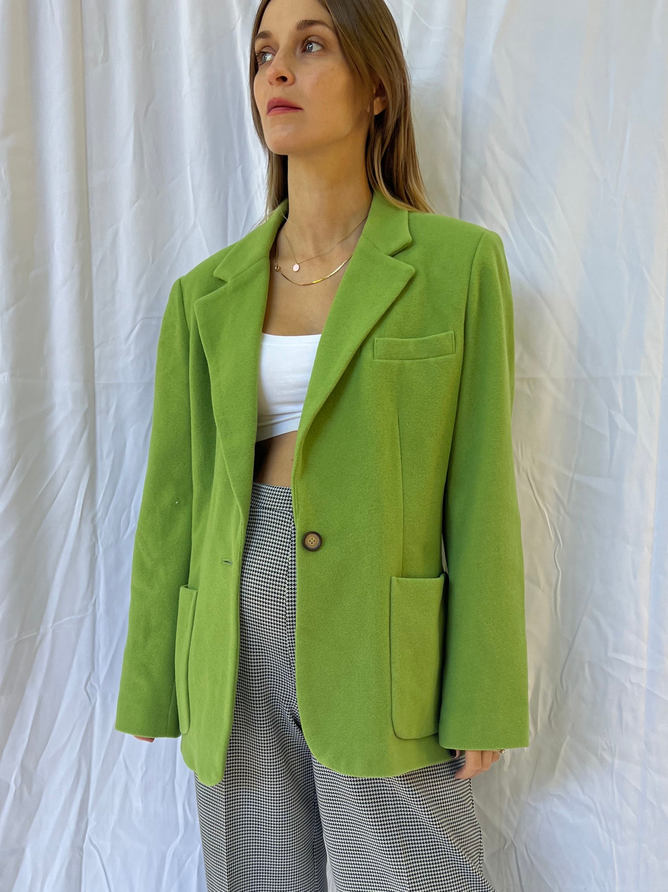 Vintage Chartreuse Blazer | Shop THRILLING