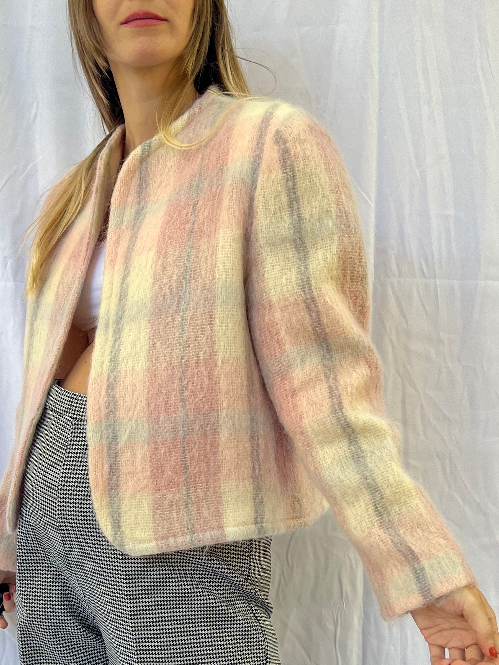 Vintage Fuzzy Mohair Blend Jacket | Shop THRILLING