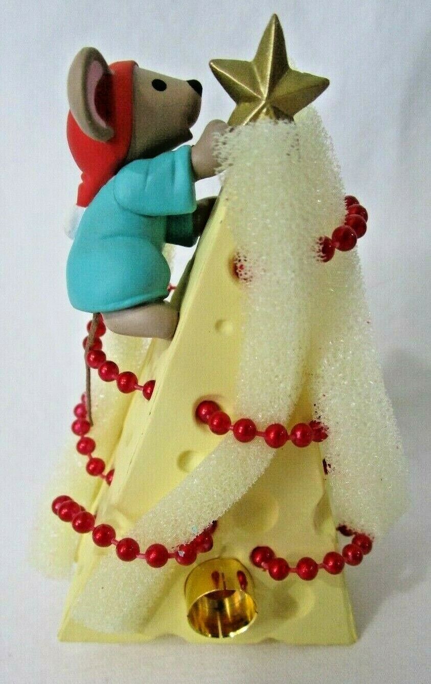 Vintage Chris Mouse Tree 1995 Hallmark Magic Collectors Series Ornament ...