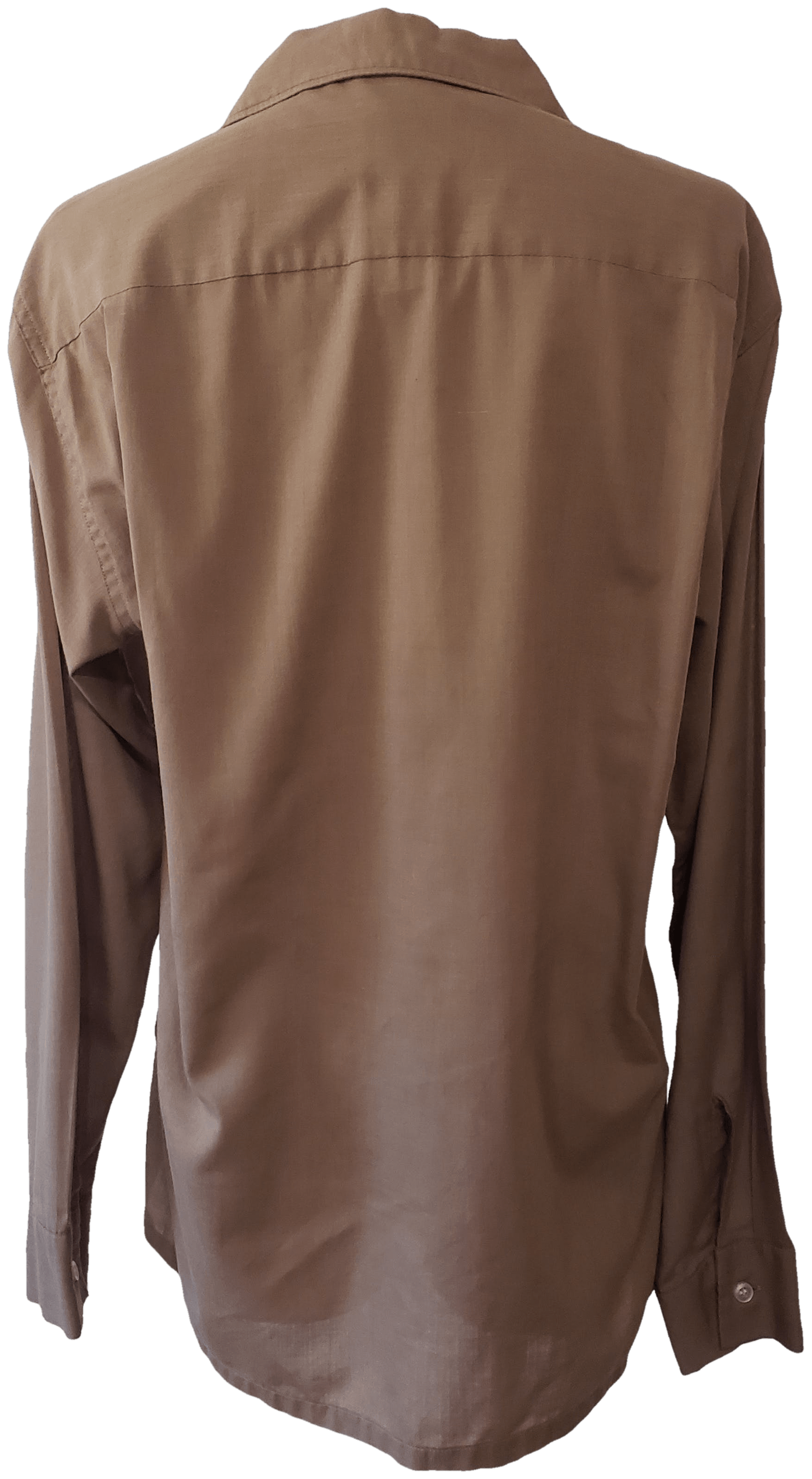 Vintage 50's Tan Button Up Shirt by Golden Brent | Shop THRILLING