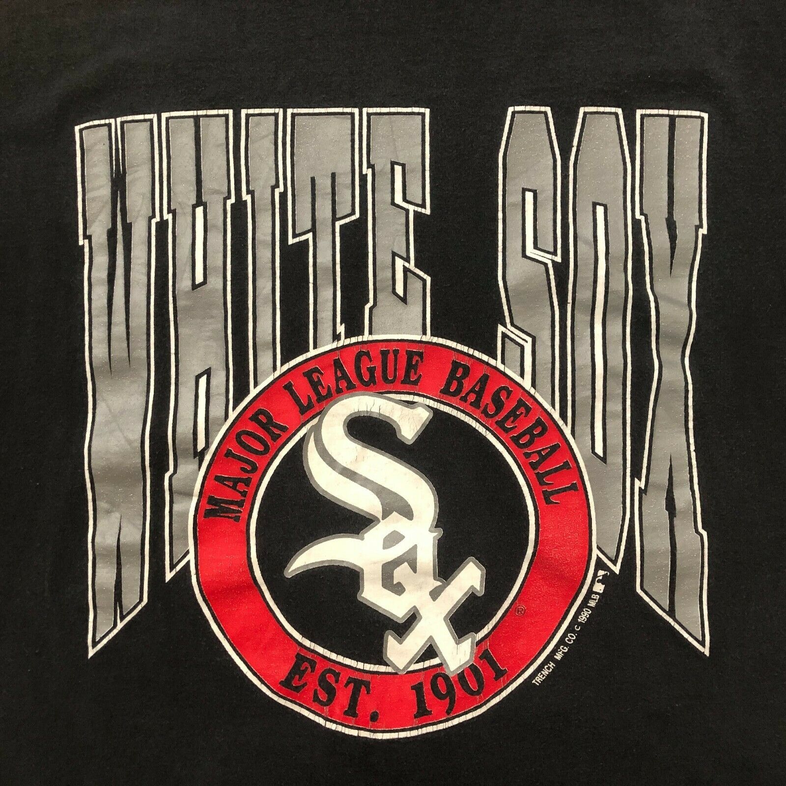 Chicago White Sox Est 1901 Logo 90s Vintage T-Shirt by Trench | Shop ...
