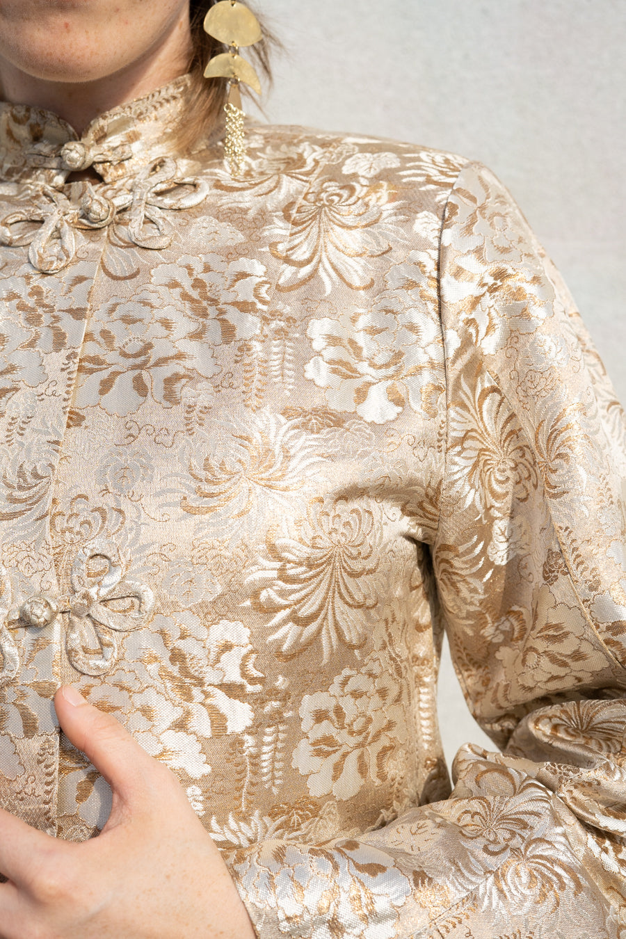 Vintage Gold Brocade Jacket | Shop THRILLING