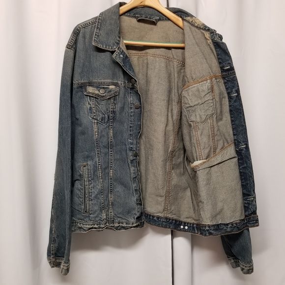 Vintage Bullhead 90s 00s Trucker Jacket Blue Jean Cotton Denim Classic ...