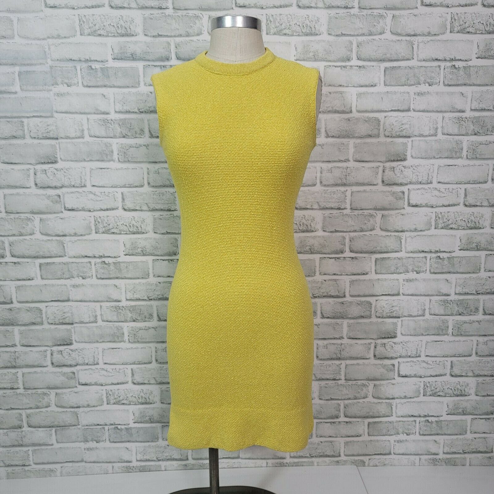 Vintage 60’s 70’s Knit Sleeveless Mod Go Go Mini Dress | Shop THRILLING