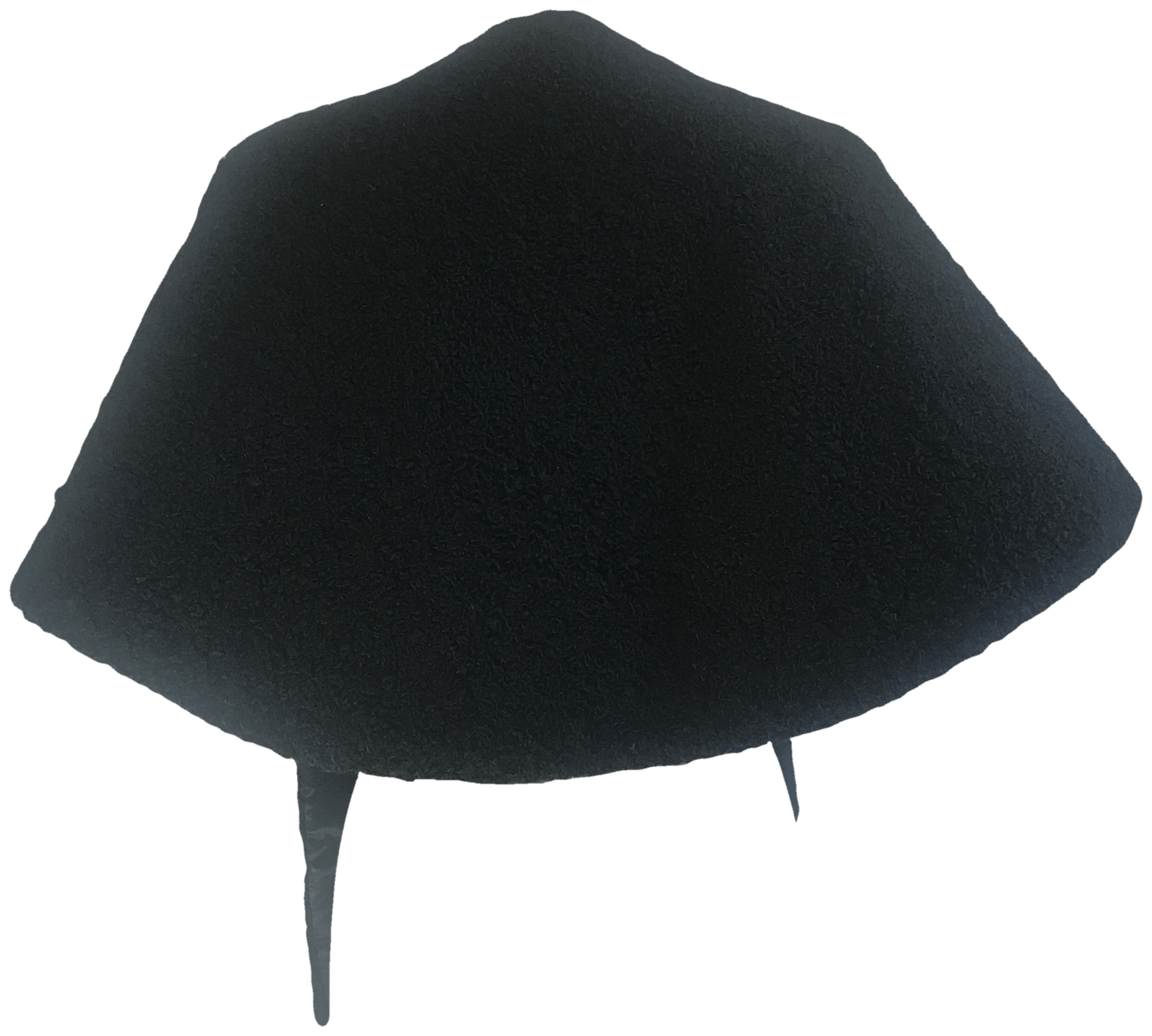 Vintage 60’s Black Cropped Knit Shawl with Pockets | Shop THRILLING