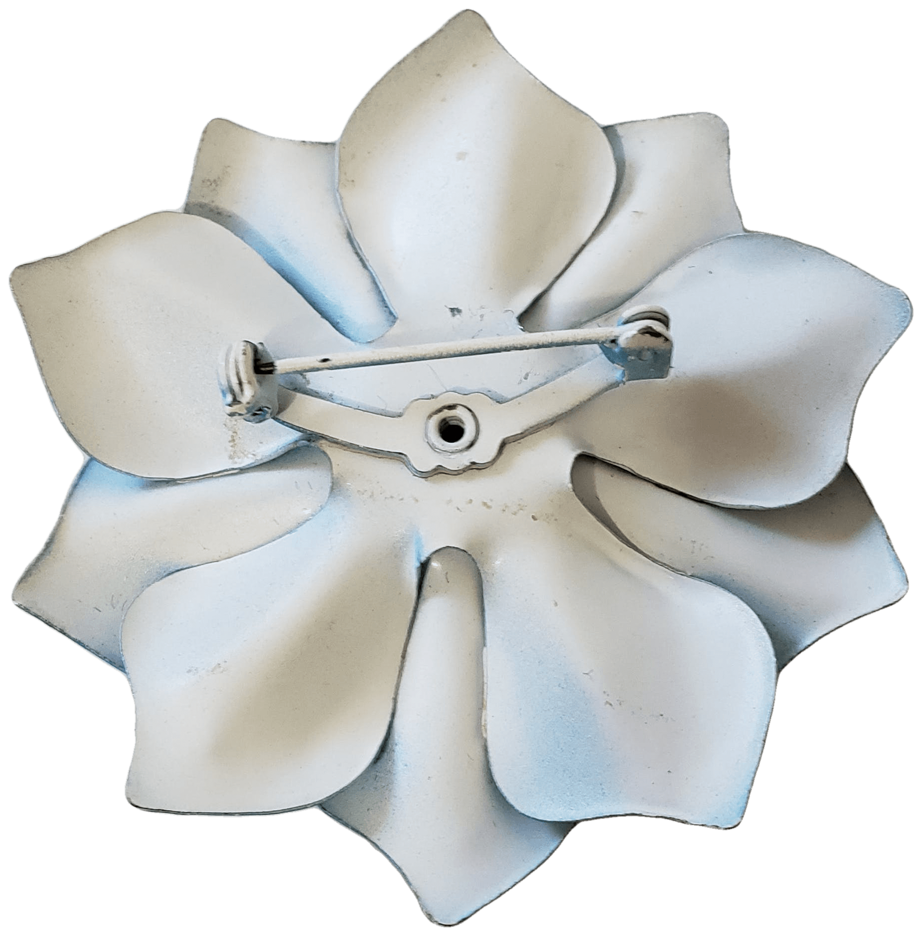 Vintage 60's Blue Floral Polka Dot Pin | Shop THRILLING