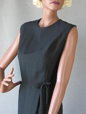 Vintage 60s Sexy Secretary Sheath Dress Chic | Shop THRILLING