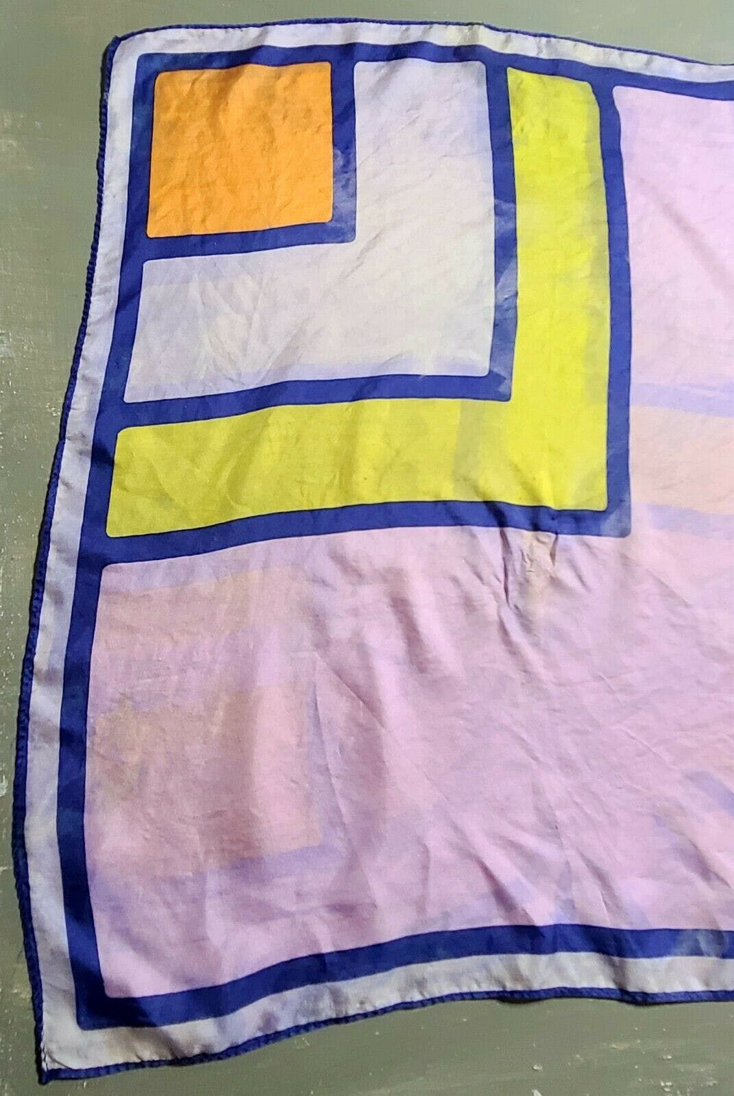 Vintage 60's Uber Collectible Silk Square Mod Scarf by Peter Max | Shop ...