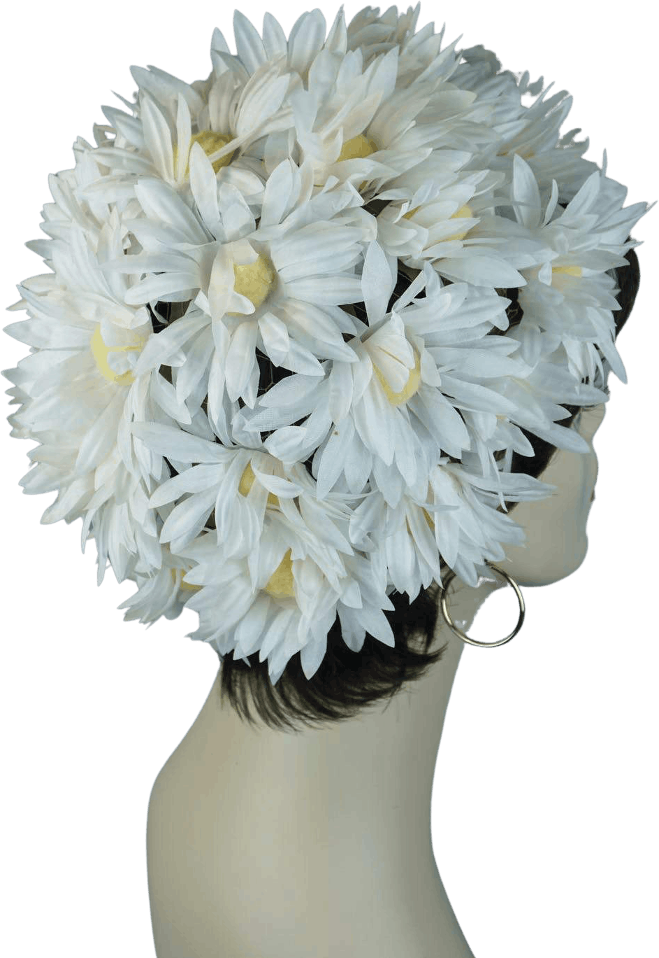 Vintage 60's Velvet Cage Daisy Hat | Shop THRILLING
