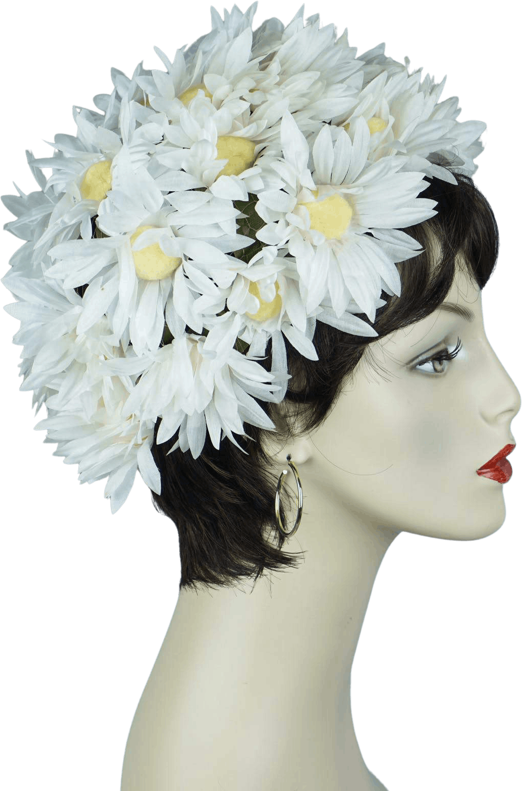 Vintage 60's Velvet Cage Daisy Hat | Shop THRILLING