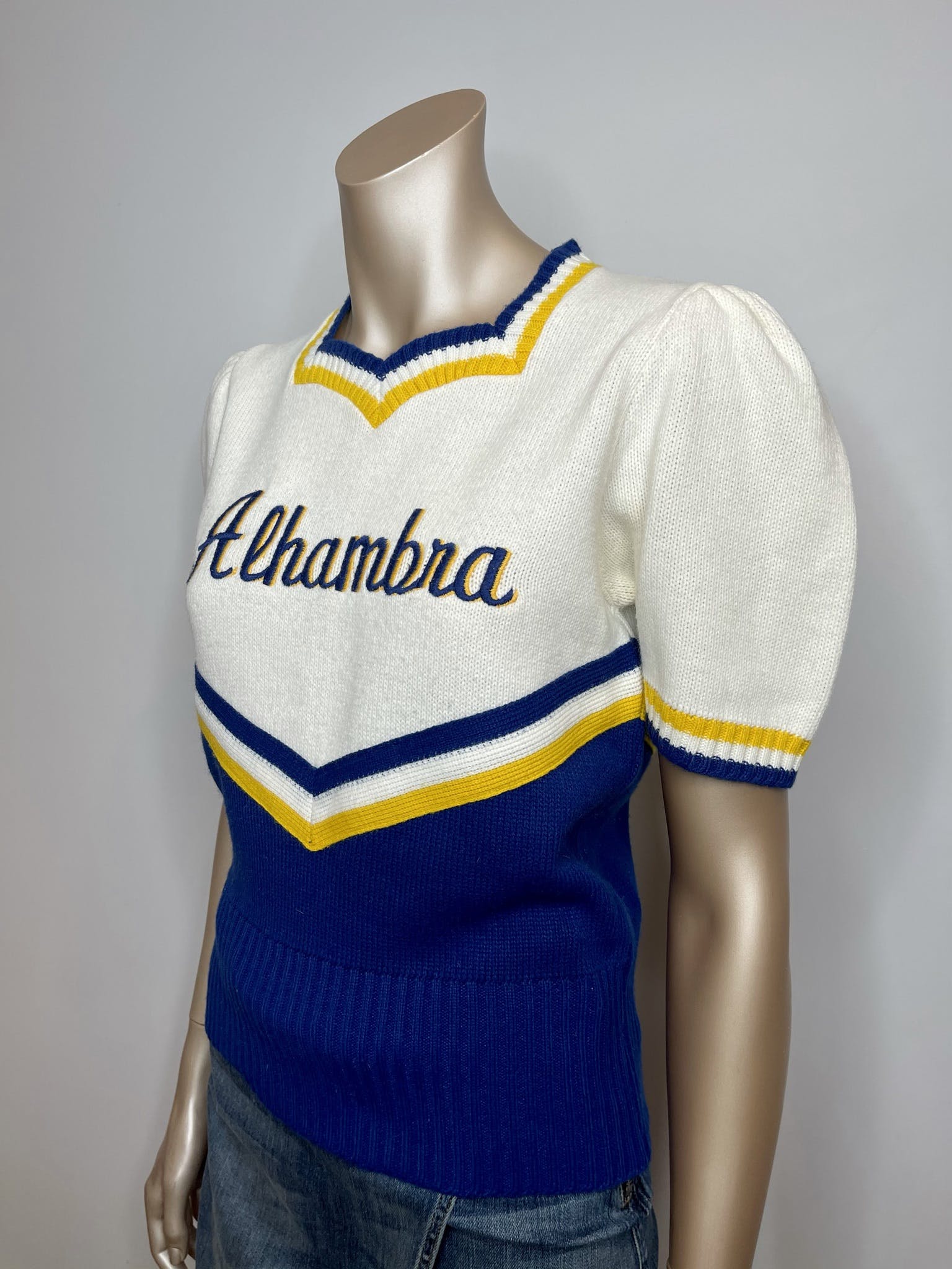 Vintage 70’s / 80’s Super Cute Cheerleading Sweater | Shop THRILLING