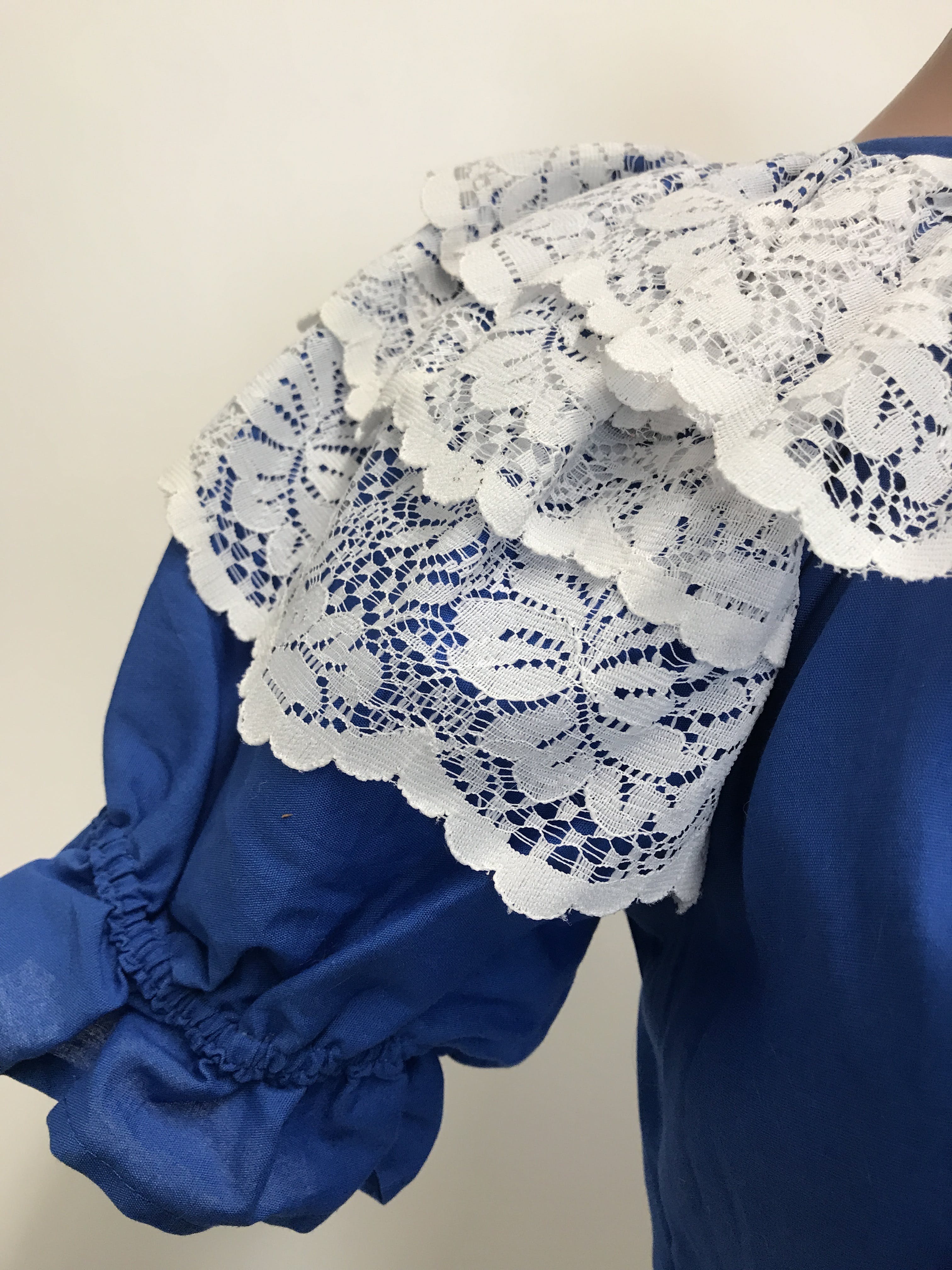 Vintage 70's Blue Ranch Blouse by Rockmount Ranch Wear | Shop THRILLING