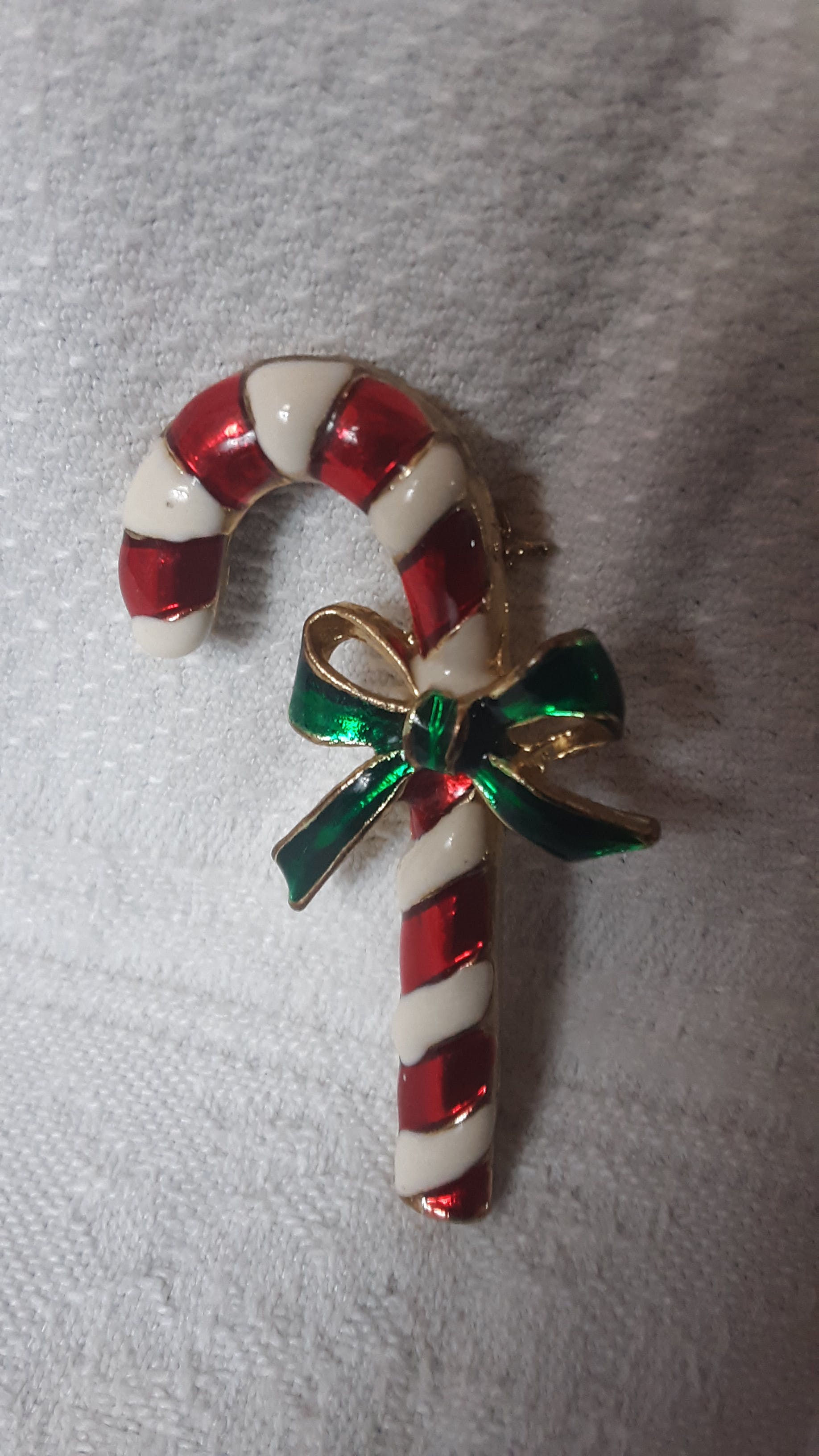 Vintage 70's Christmas Candy Cane Pin | Shop THRILLING