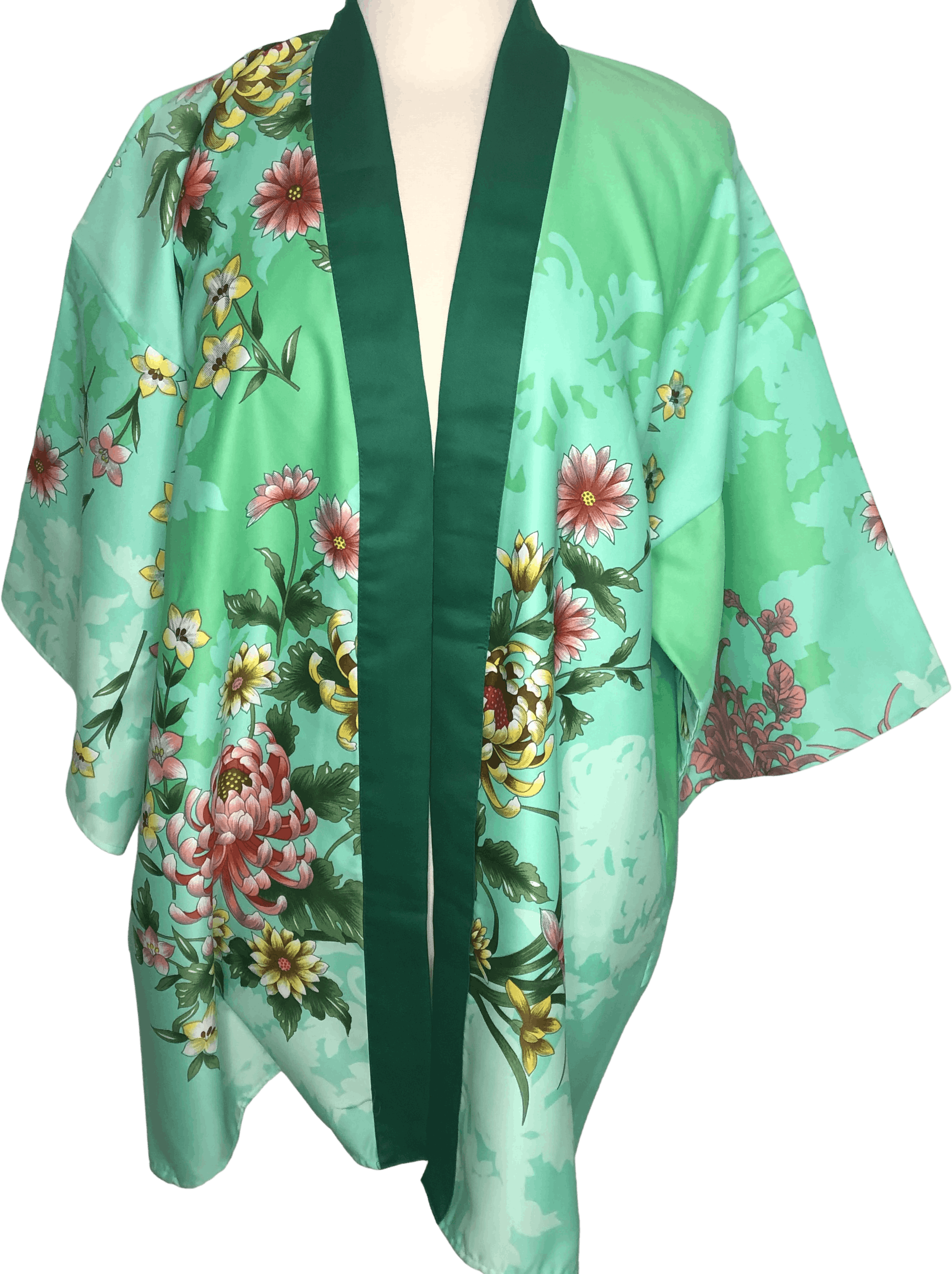 Vintage 70’s Japan Made Floral Haori Kimono Robe | Shop THRILLING
