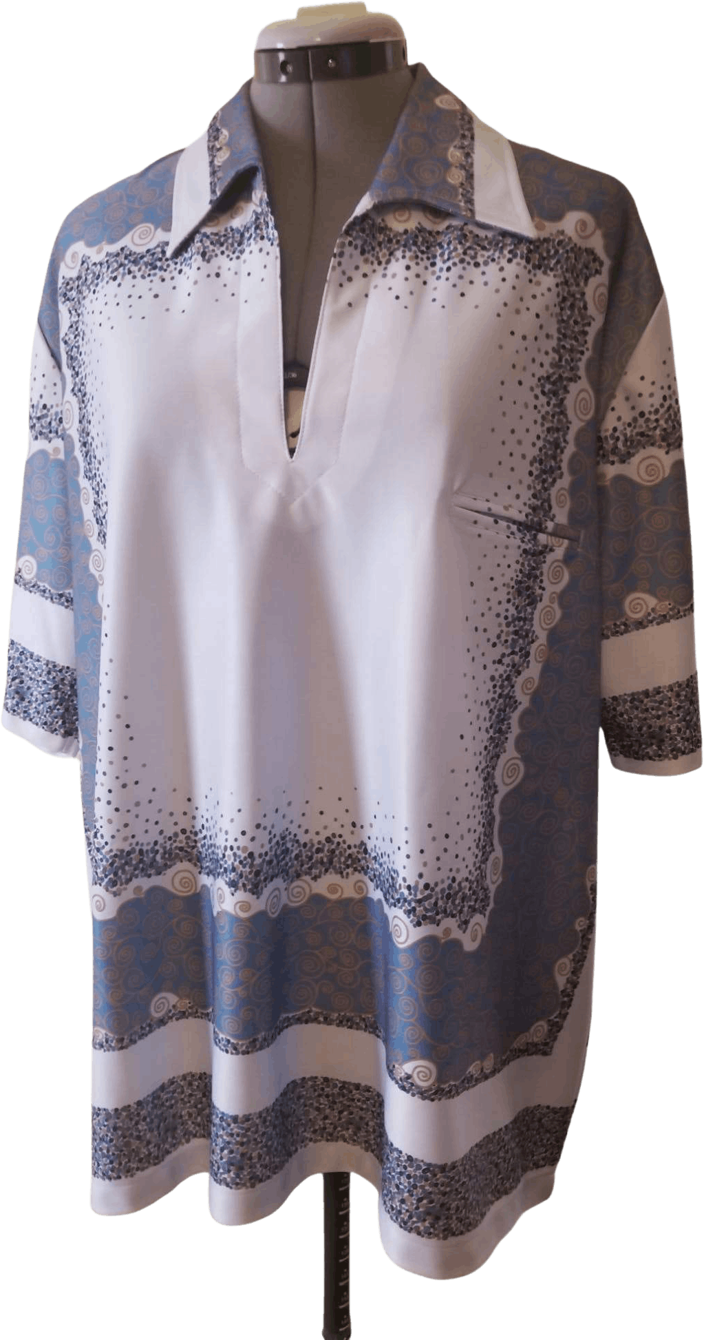 Vintage 70's Men's Dashiki Style Short Sleeve Shirt by Alan Stuart ...