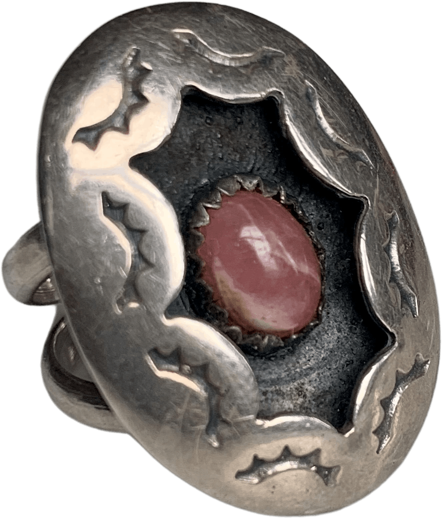 Vintage 70's Shadow Box Ring by Navajo | Shop THRILLING