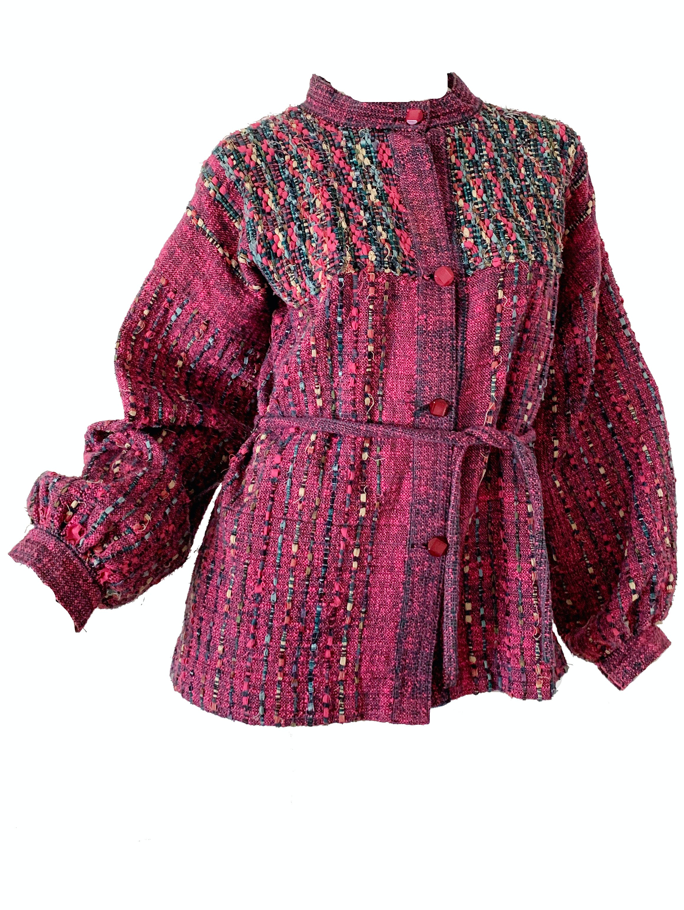 Vintage 70's Handwoven Macrame Belted Jacket | Shop THRILLING