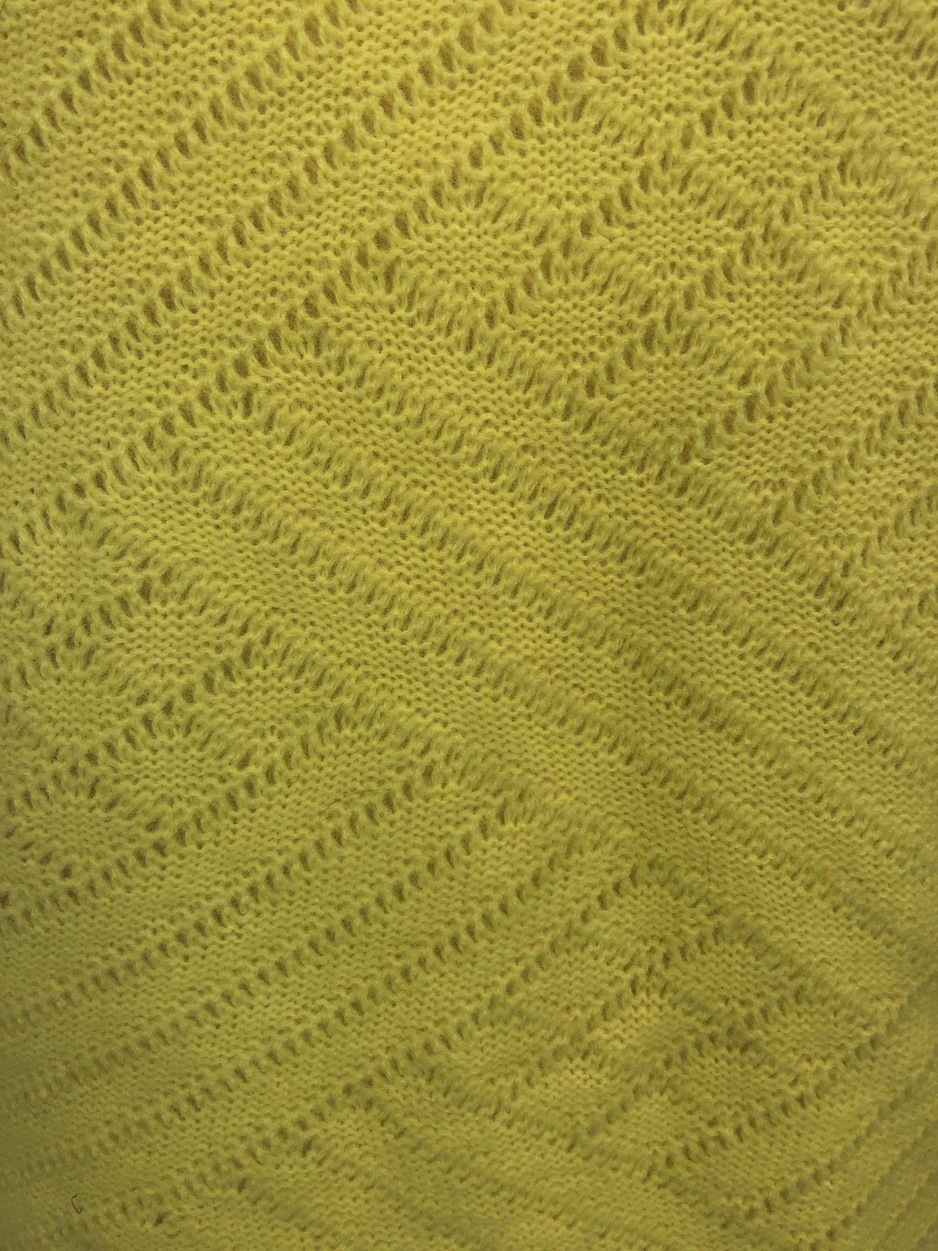 Vintage 70’s Yellow Sleeveless Knit Blouse by Lady Barbara | Shop THRILLING