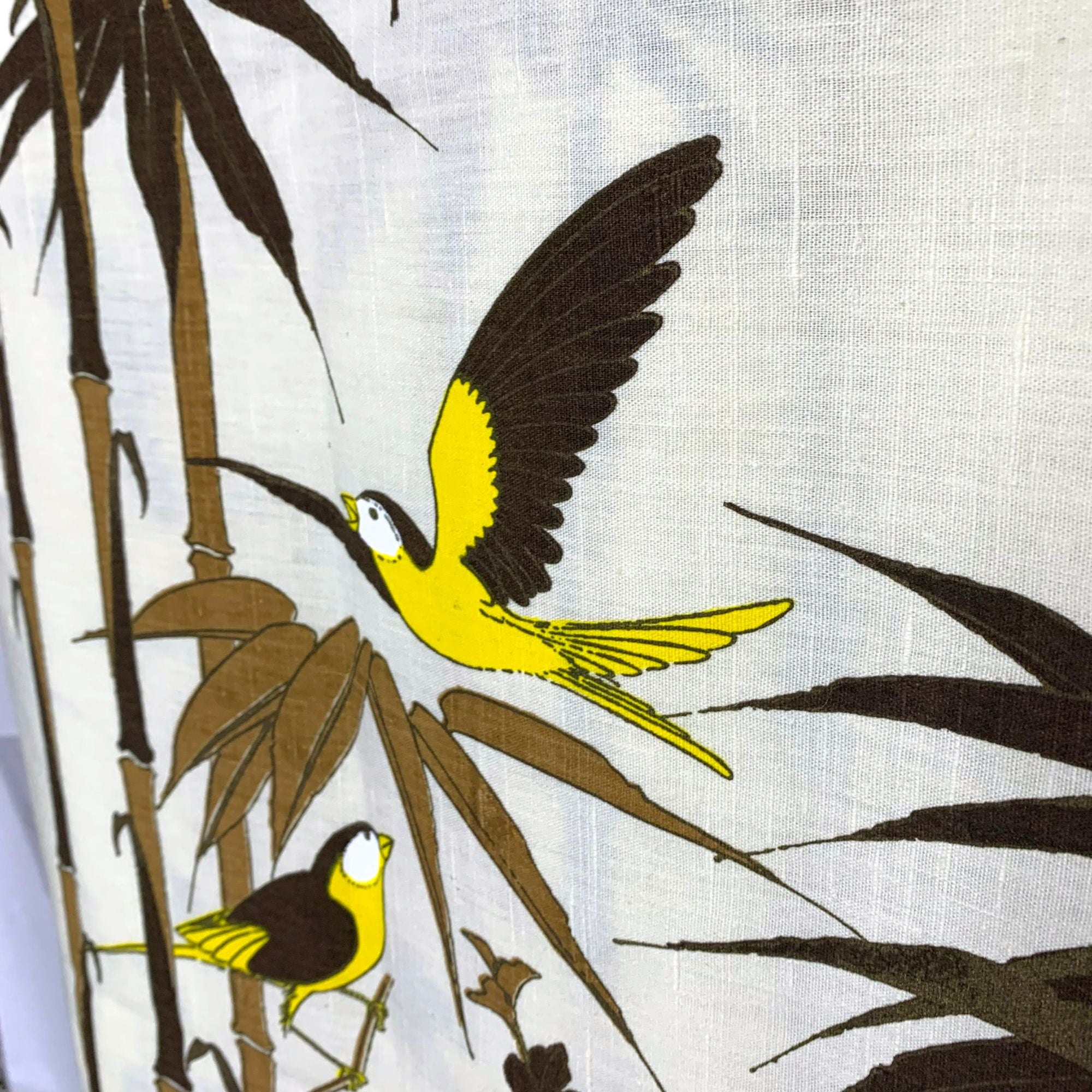 Vintage 60s Shaheen Flora and Fauna Print Textile by Shaheen | Shop ...