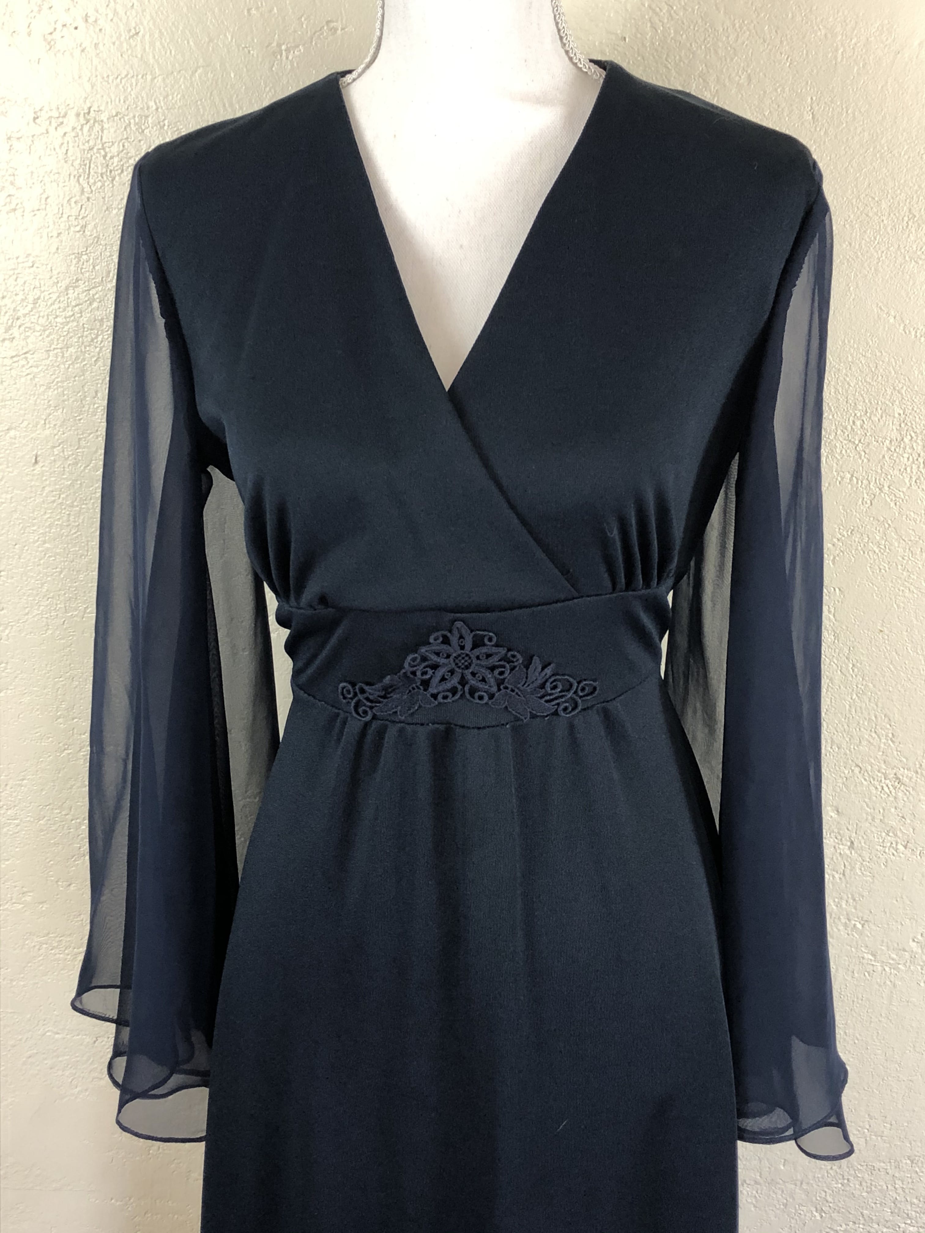 Vintage 70s Empire Waist Dress | Shop THRILLING