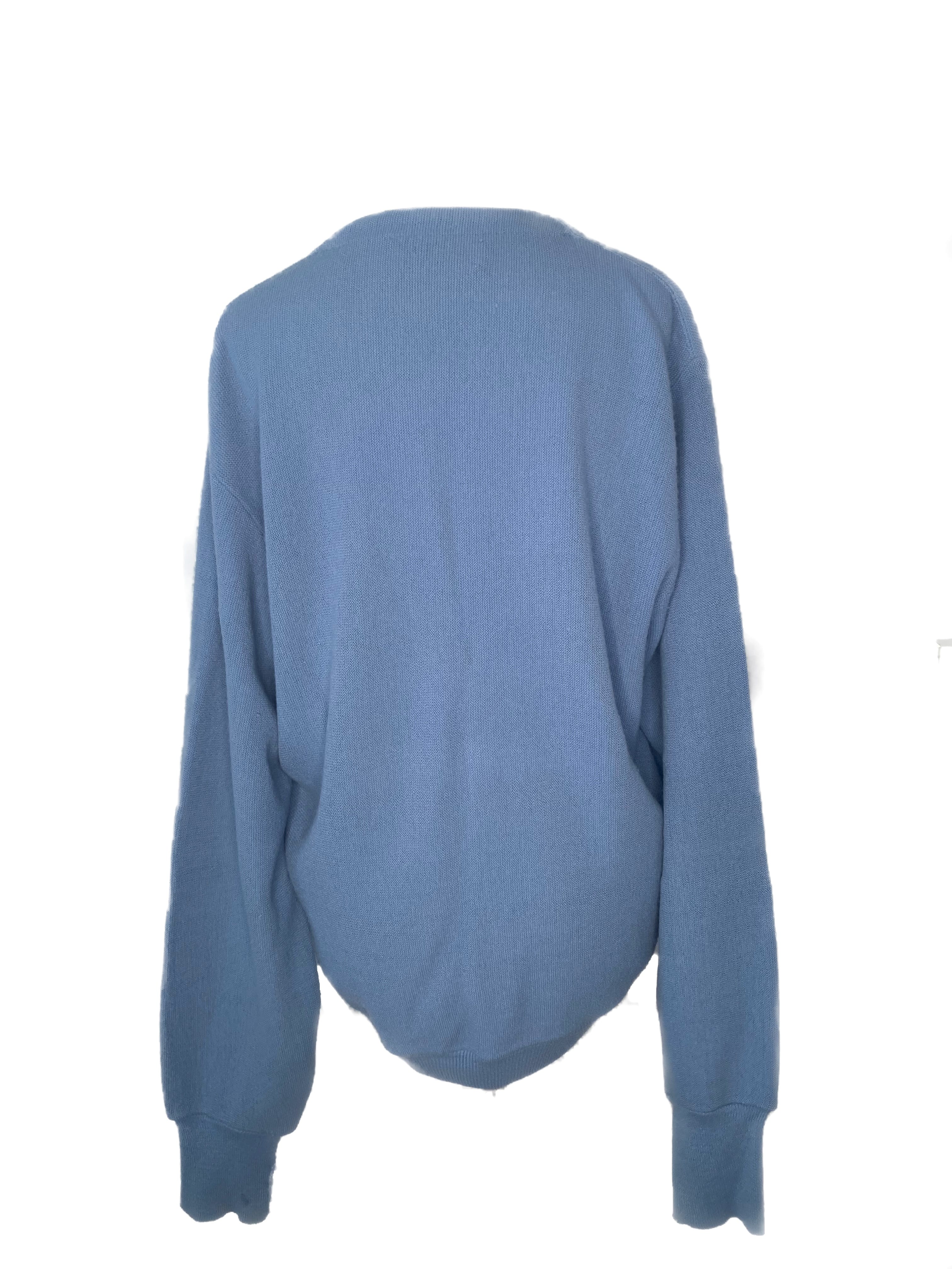 Vintage 80’s Baby Blue Cardigan by Christian Dior | Shop THRILLING