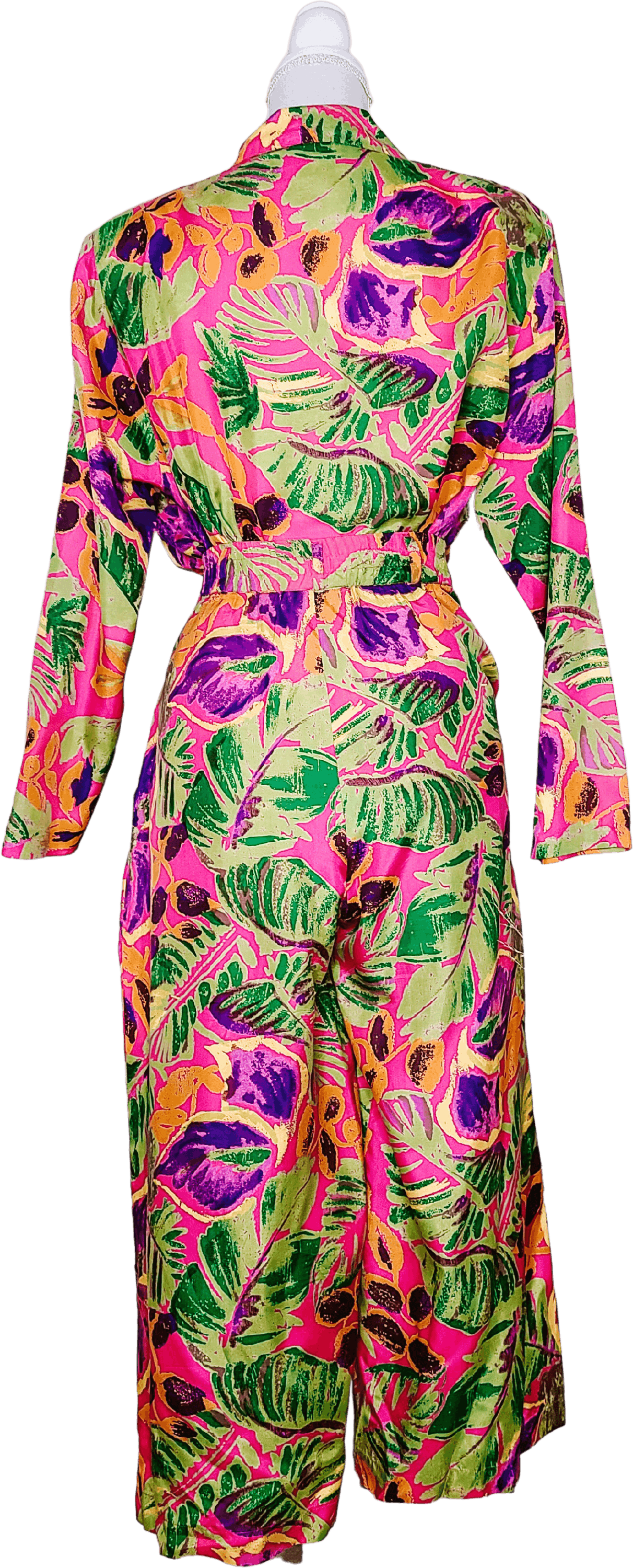 Vintage 80's Colorful Silk Pant Suit by Restless Clothing | Shop THRILLING