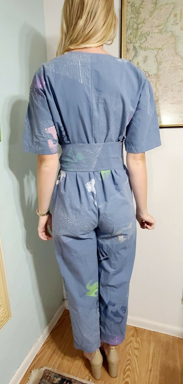 Vintage 80's Paint Splatter Jumpsuit | Shop THRILLING