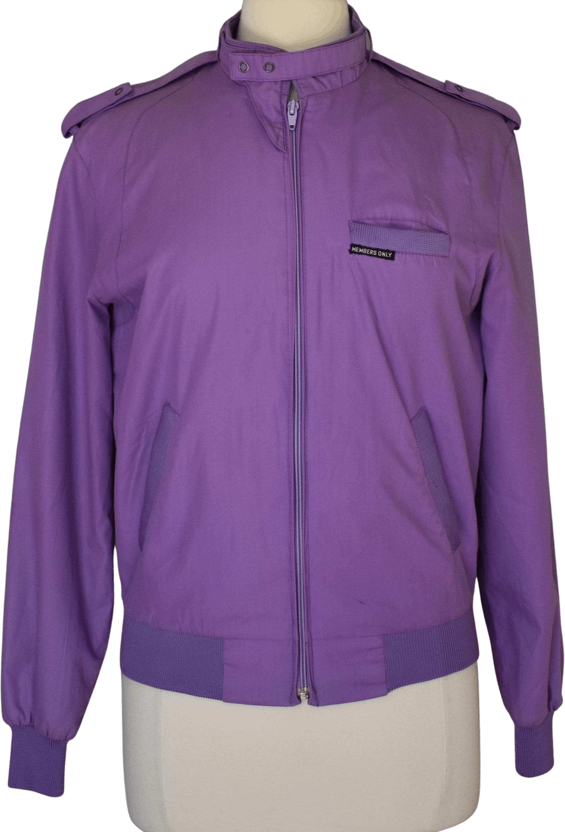 Vintage 80’s Members Only Zip Front Jacket by Europe Craft | Shop THRILLING