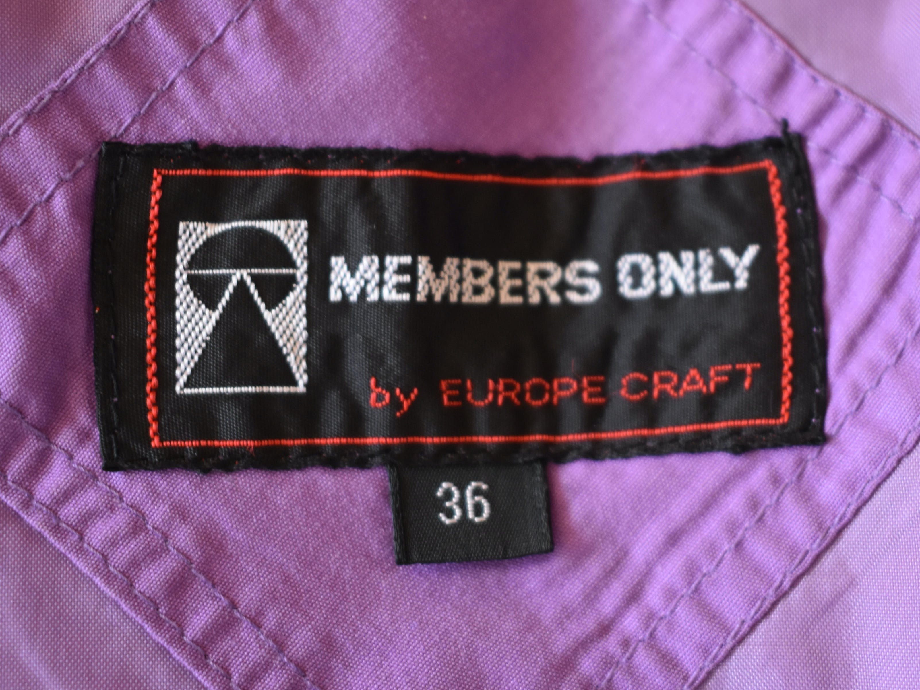 Vintage 80’s Members Only Zip Front Jacket by Europe Craft | Shop THRILLING