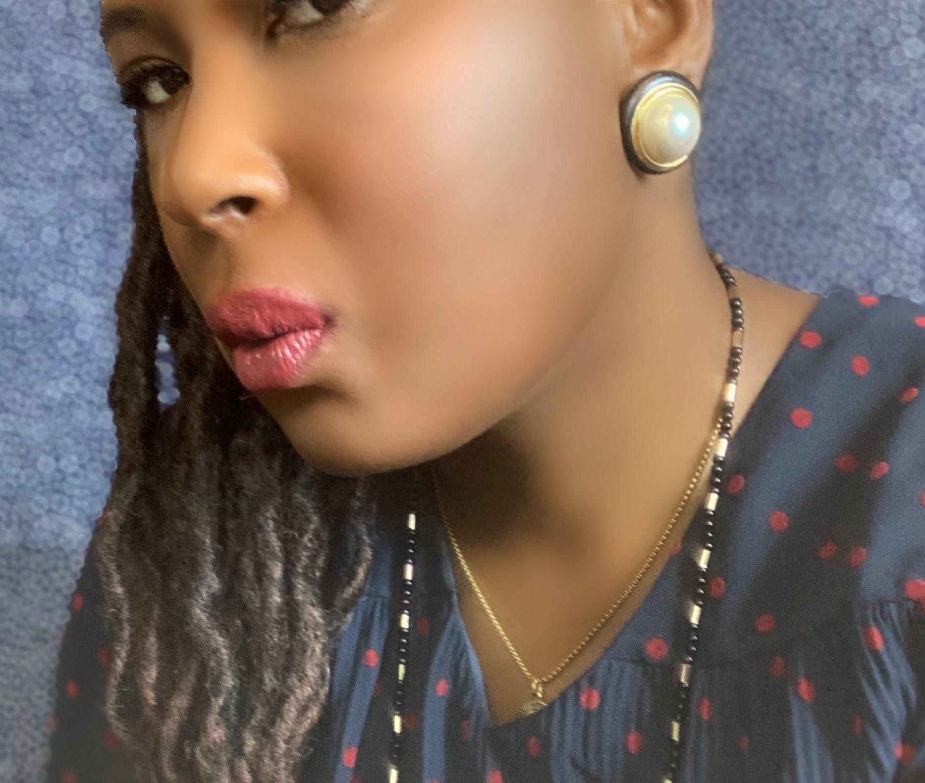 Vintage 80's Opal Cabachon Clip-On Earrings by Christian Dior | Shop ...