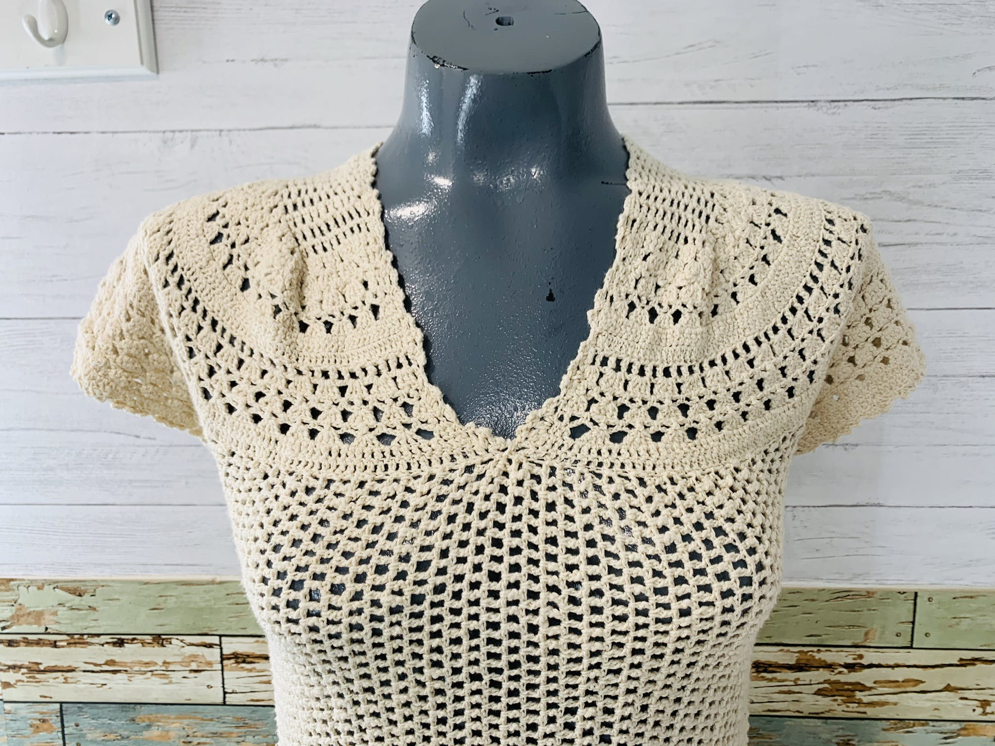 Vintage 80's Crochet Midi Dress by Sm Collectiom | Shop THRILLING