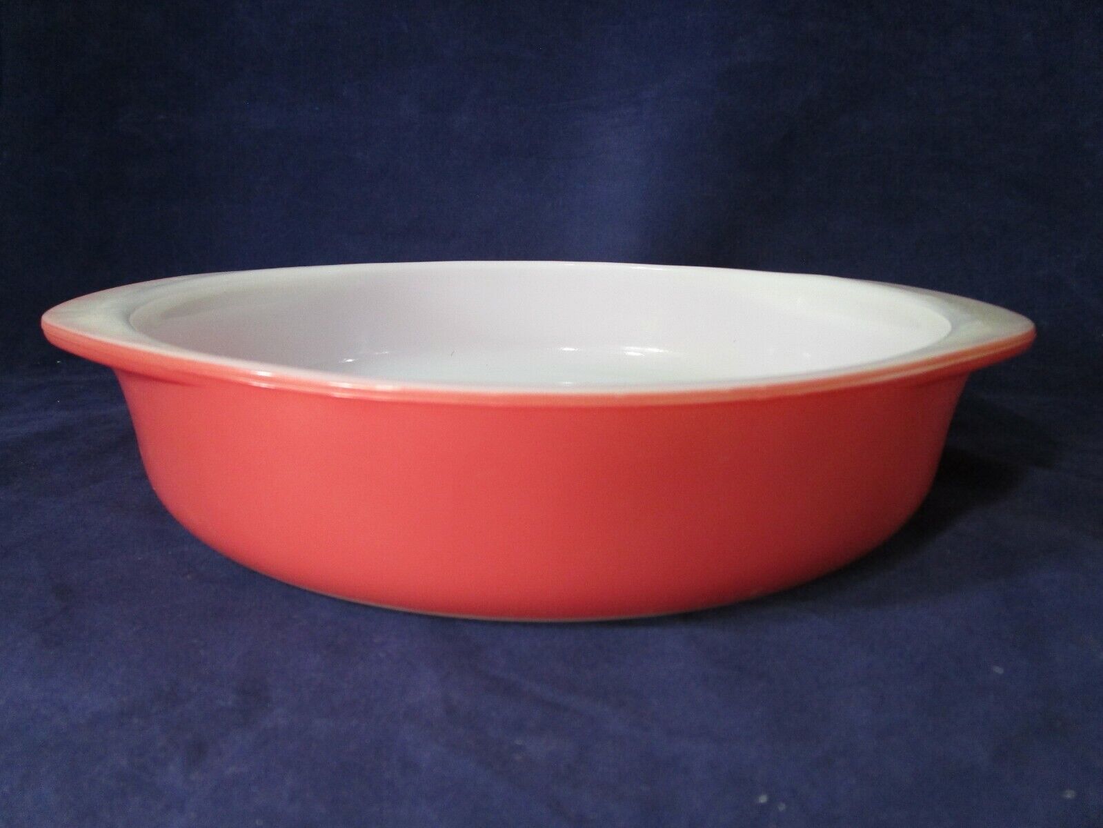 Vintage 50s Mid Century Flamingo Pink Pyrex Round 8 1/2" Cake Dish #22 ...