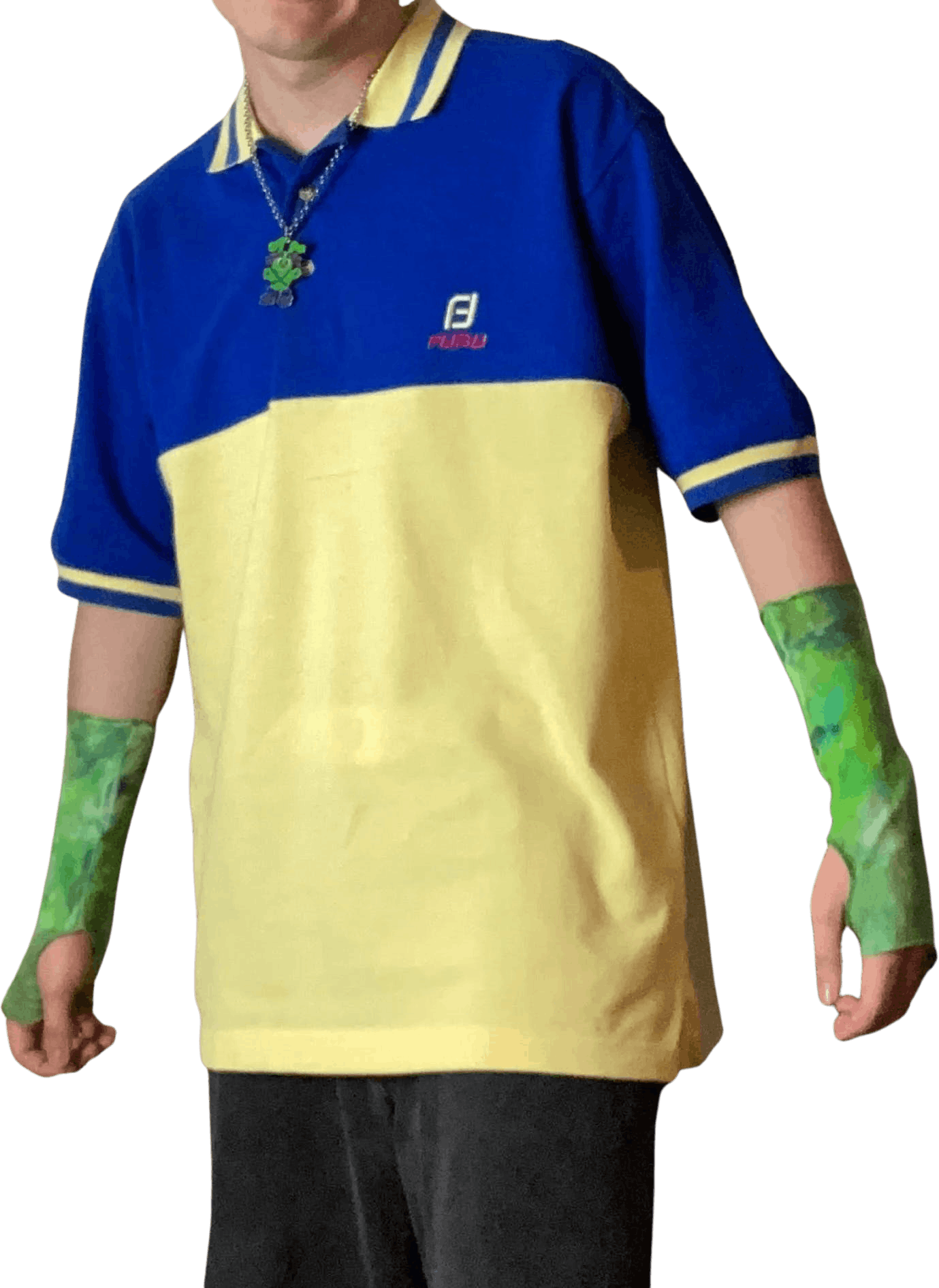 Vintage 90s/00s Two Tone Polo By Fubu The Collection | Shop THRILLING