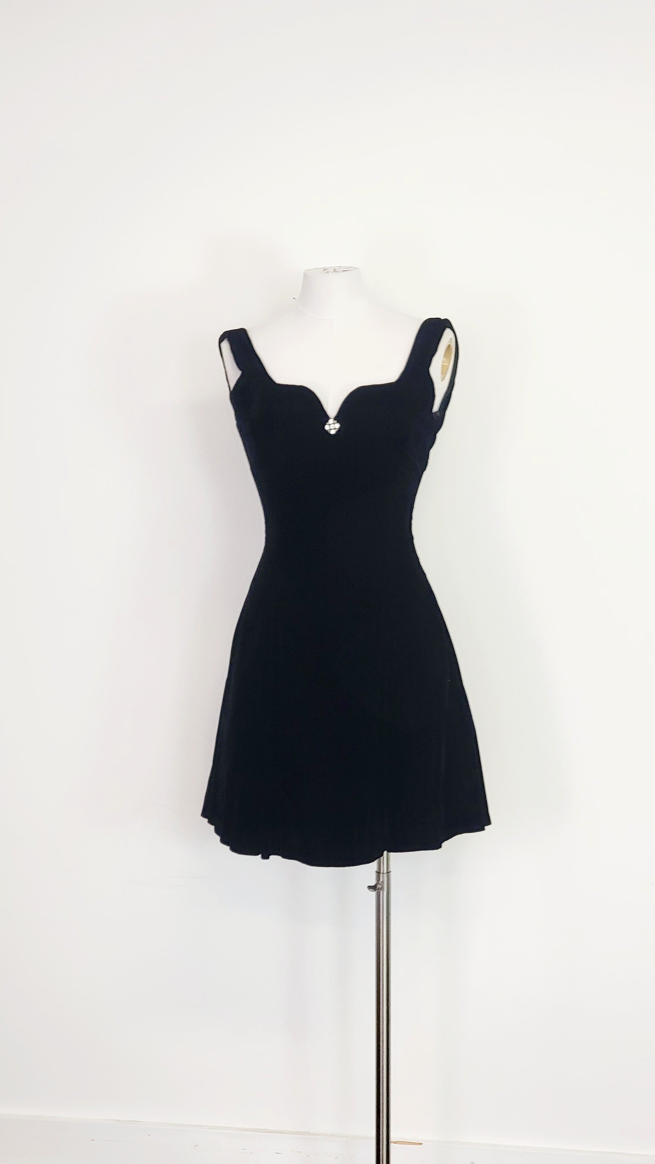 Vintage 90’s Black Velvet Princess Mini Dress and Jacket by jessica ...