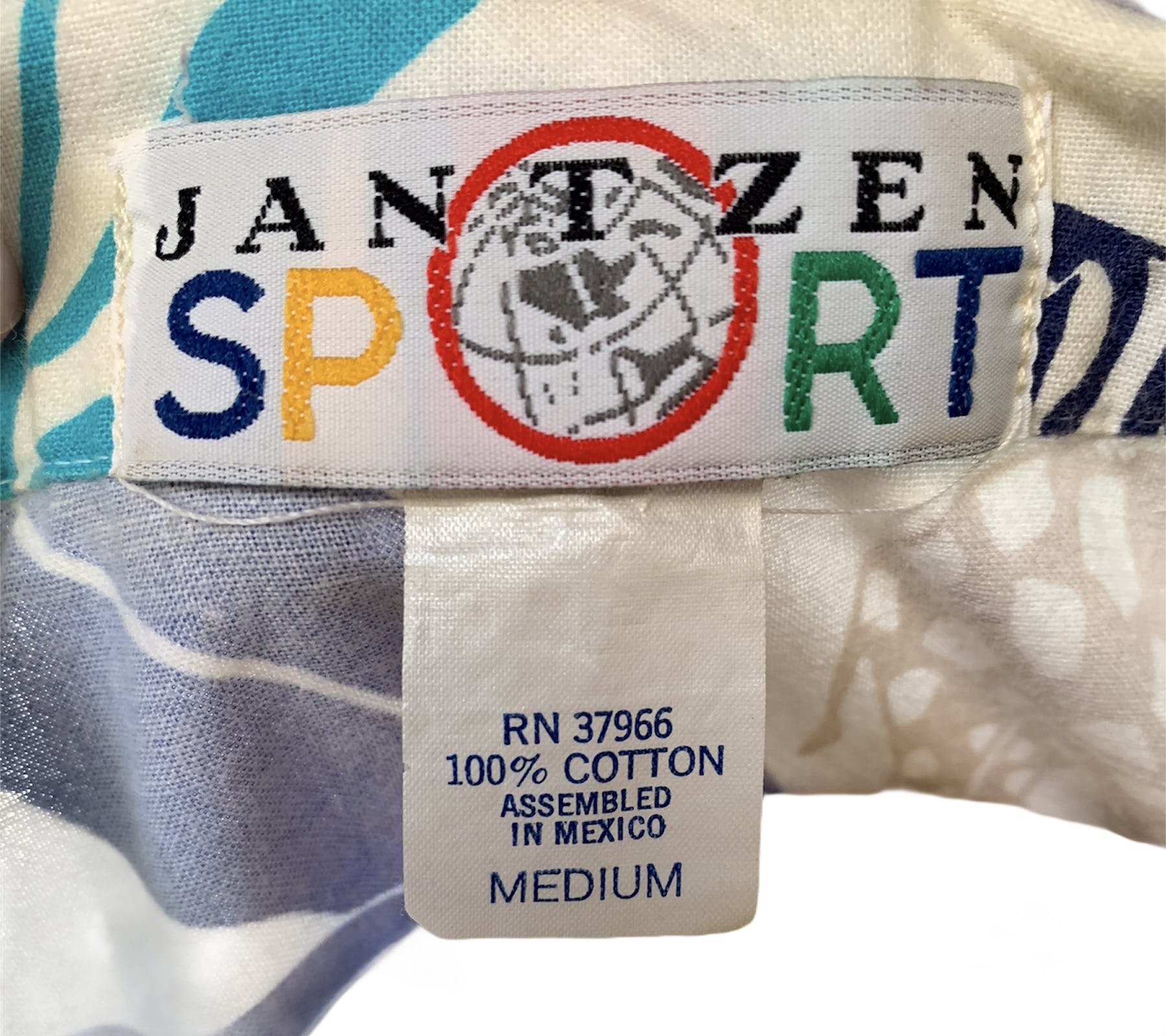 Vintage 90’s Blue Safari Button Up by Jantzen Sport | Shop THRILLING